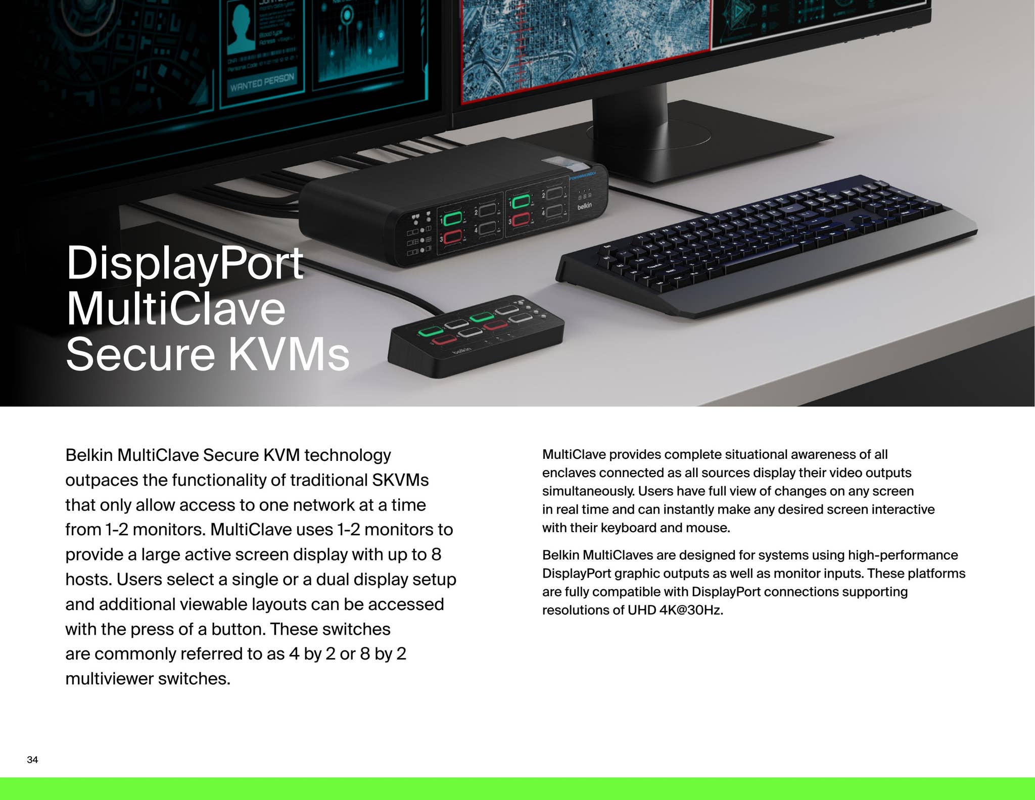 DisplayPort MultiClave Secure KVM Series PP4.0 by Belkin - Issuu