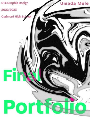 CTE Graphic Design Final Portfolio by umadamele - Issuu