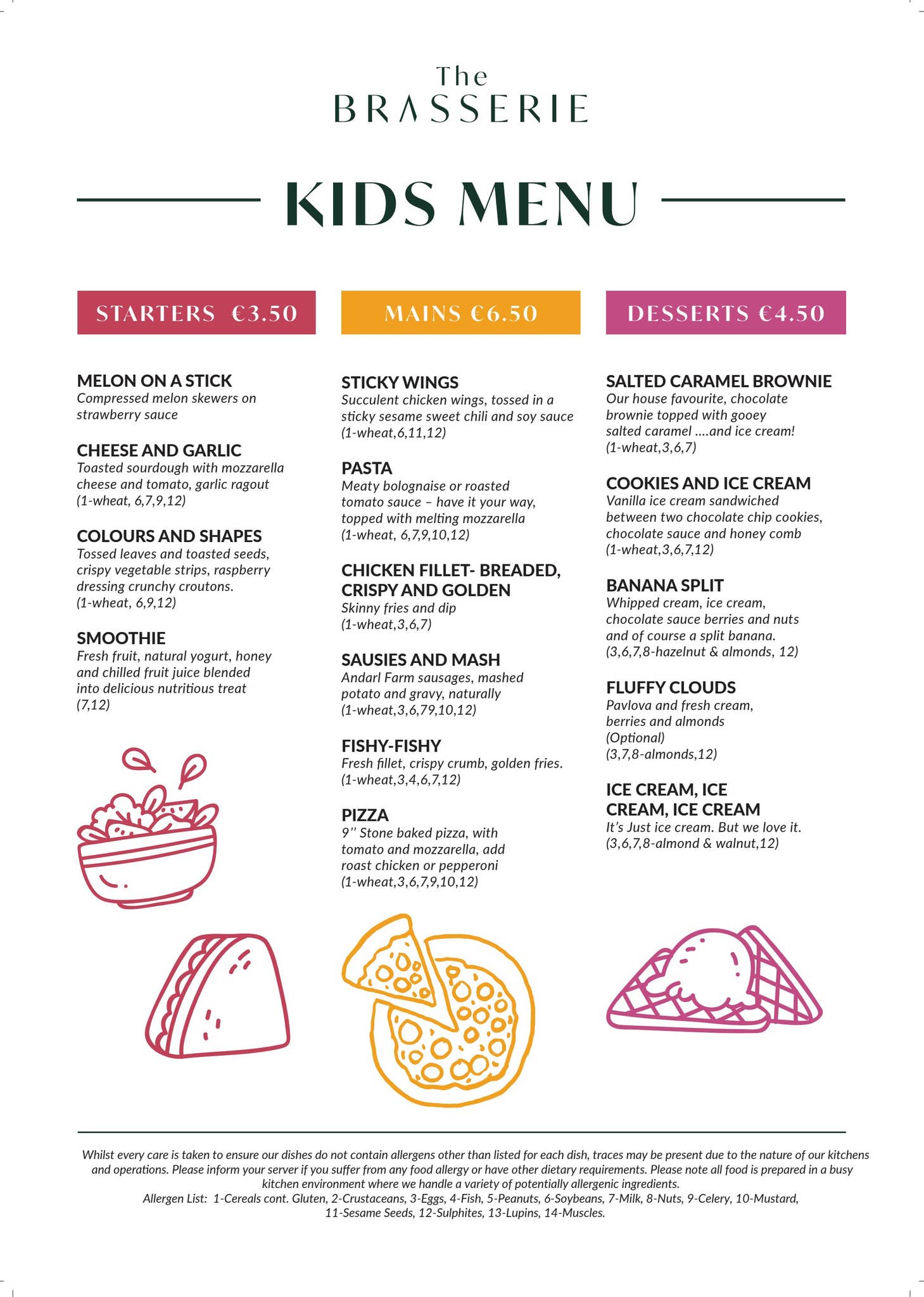 Fairways Hotel Kids Menu by iNUA Hospitality - Issuu