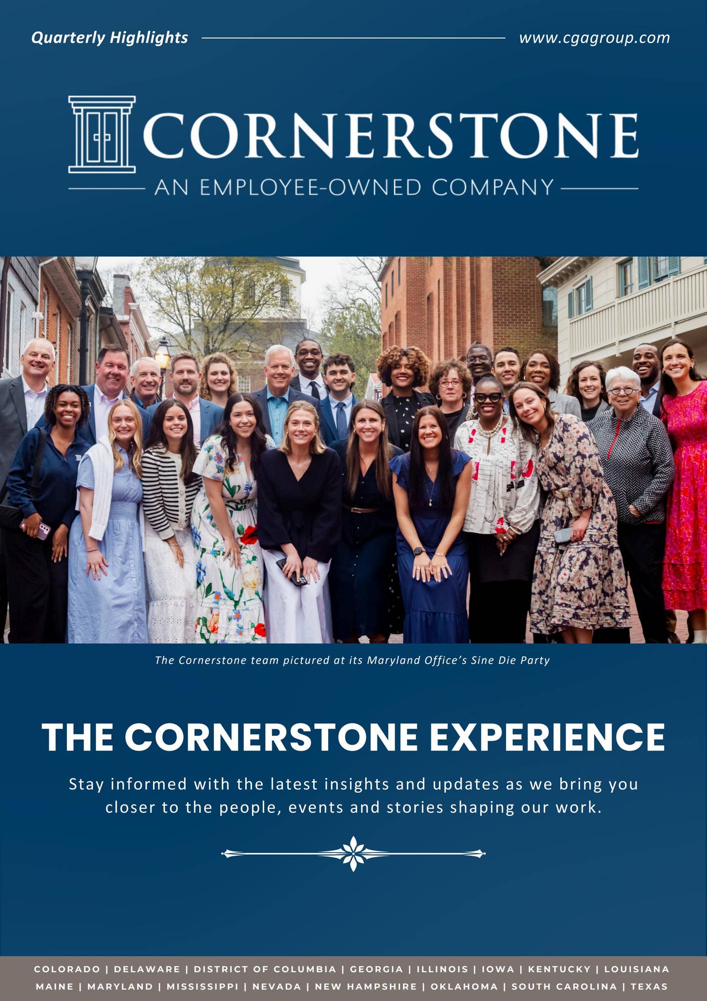 The Cornerstone Experience: Q1 2025 by Cornerstone Government Affairs ...