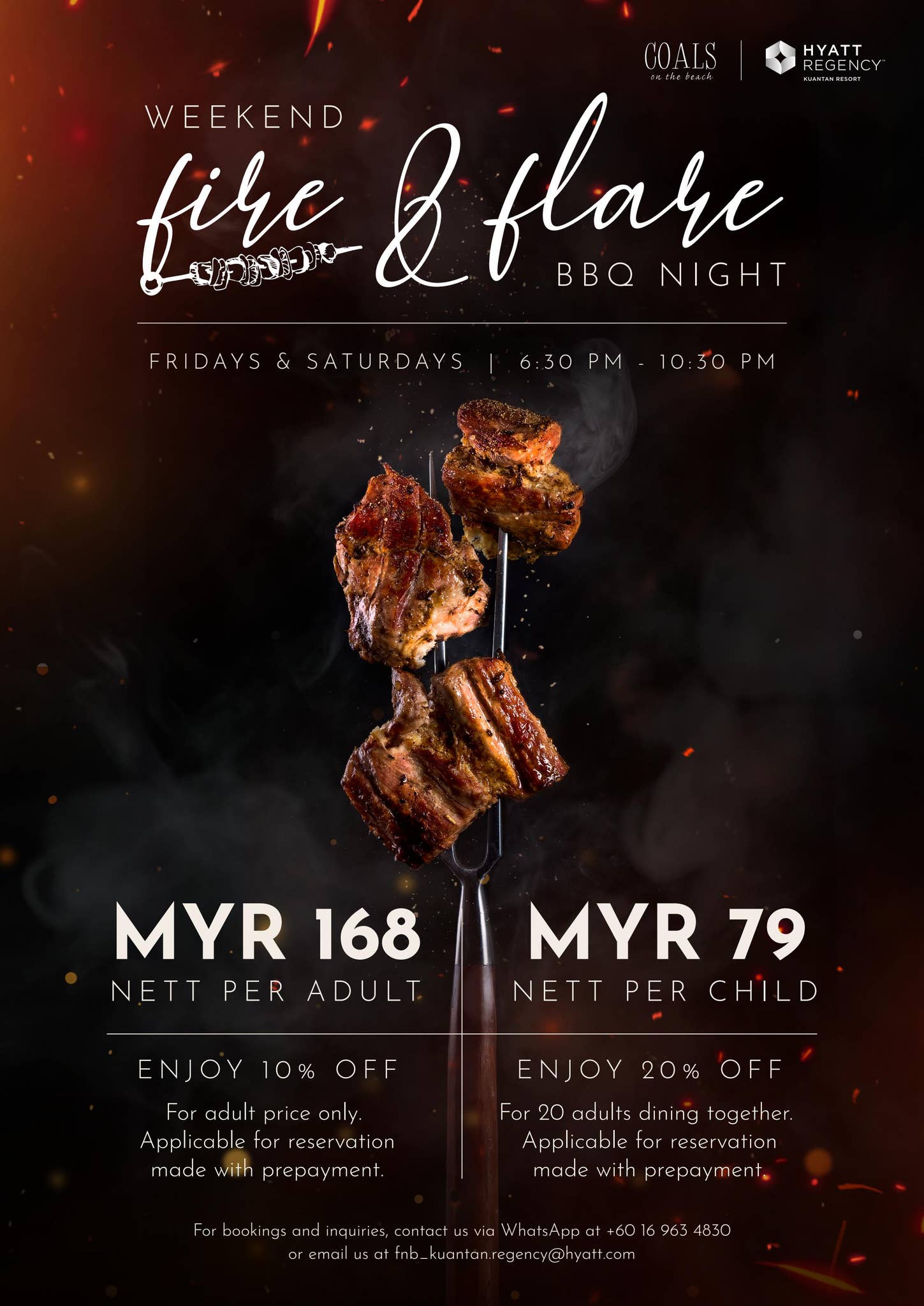 Fire & Flare BBQ Night A4 Menu by Hyatt Regency Kuantan Resort - Issuu