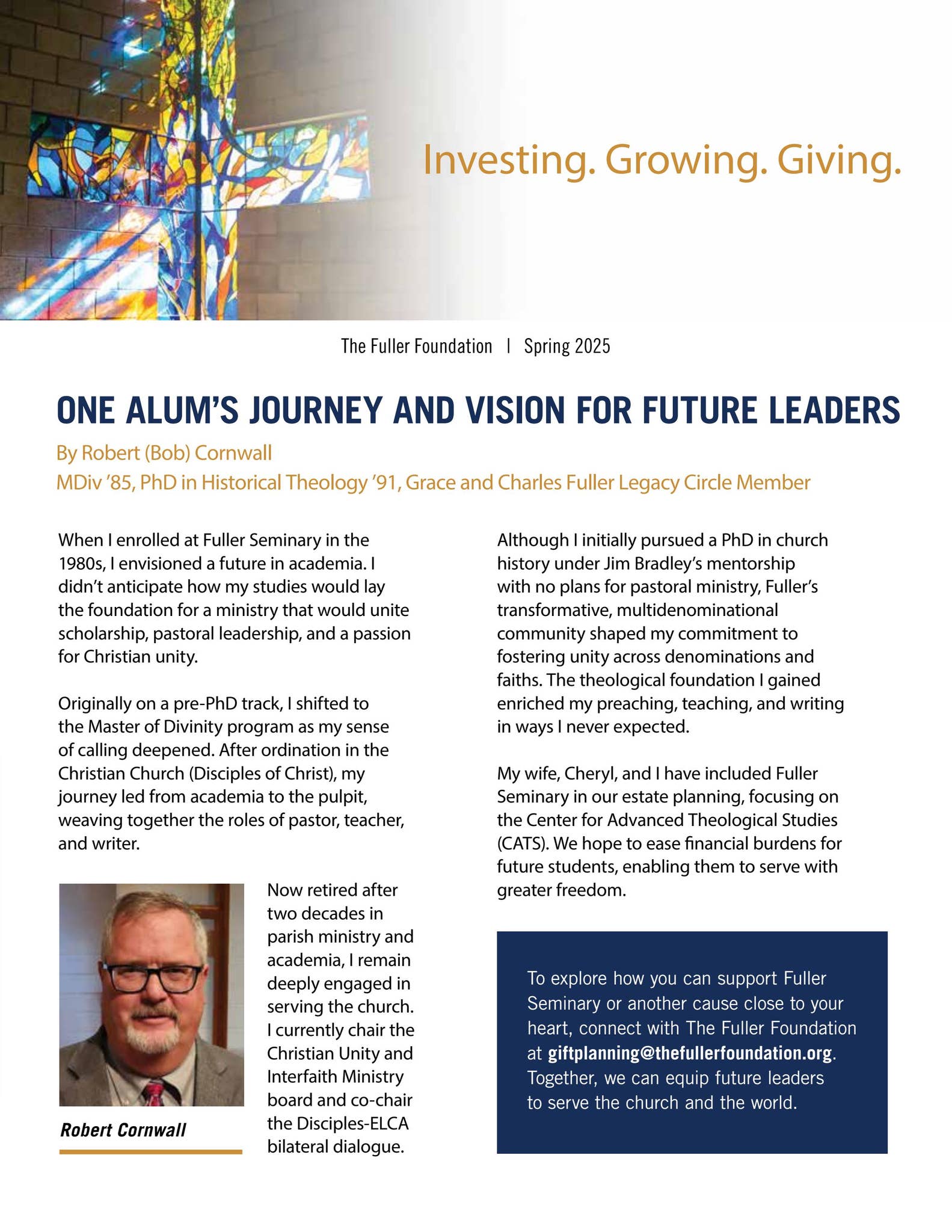 Fuller Legacy Newsletter: Spring 2025 by The Fuller Foundation - Issuu
