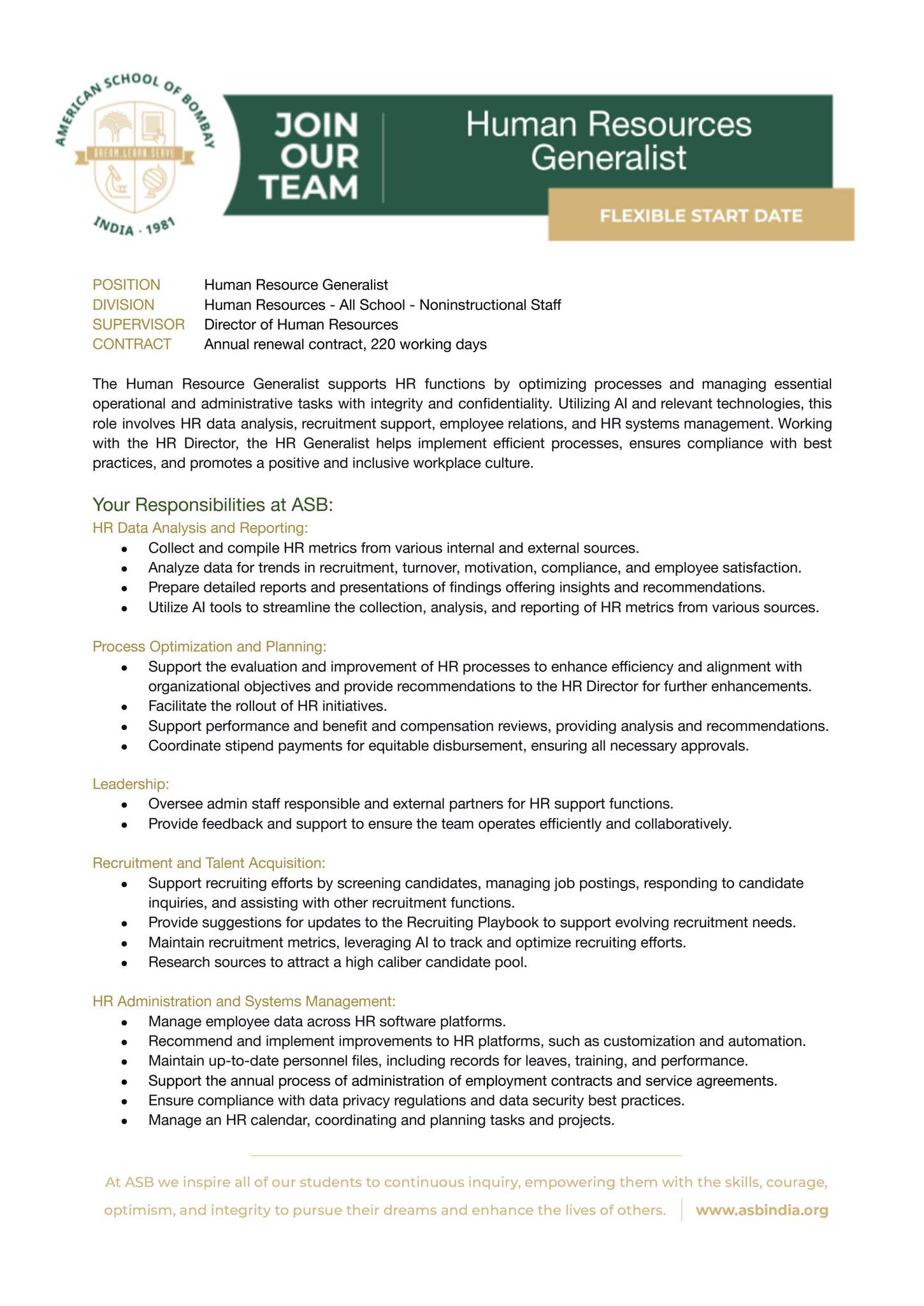 Human_Resources_Generalist by asbindia.org - Issuu