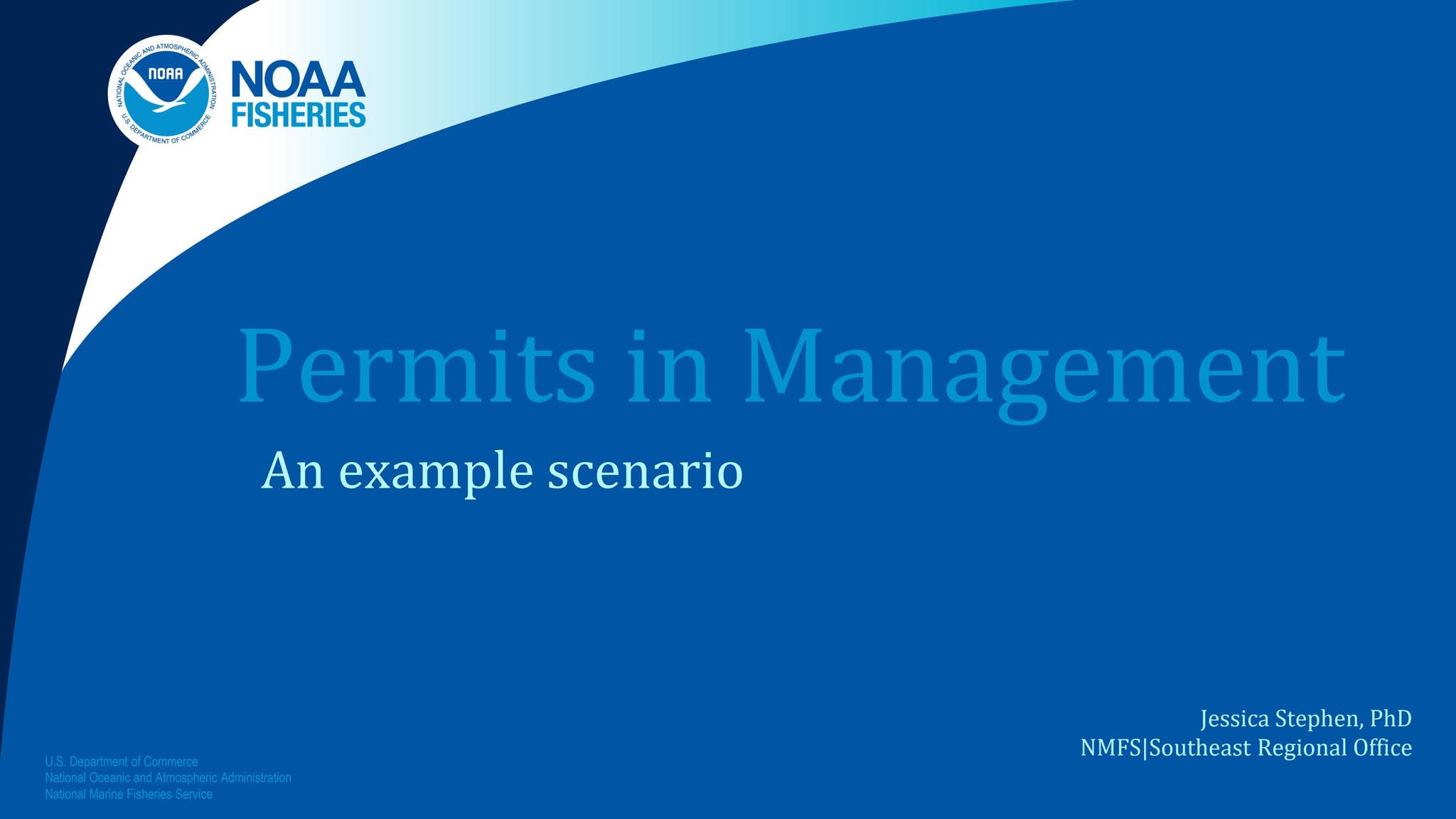 Permits in Management: An Example Scenario by Caribbean Fishery ...