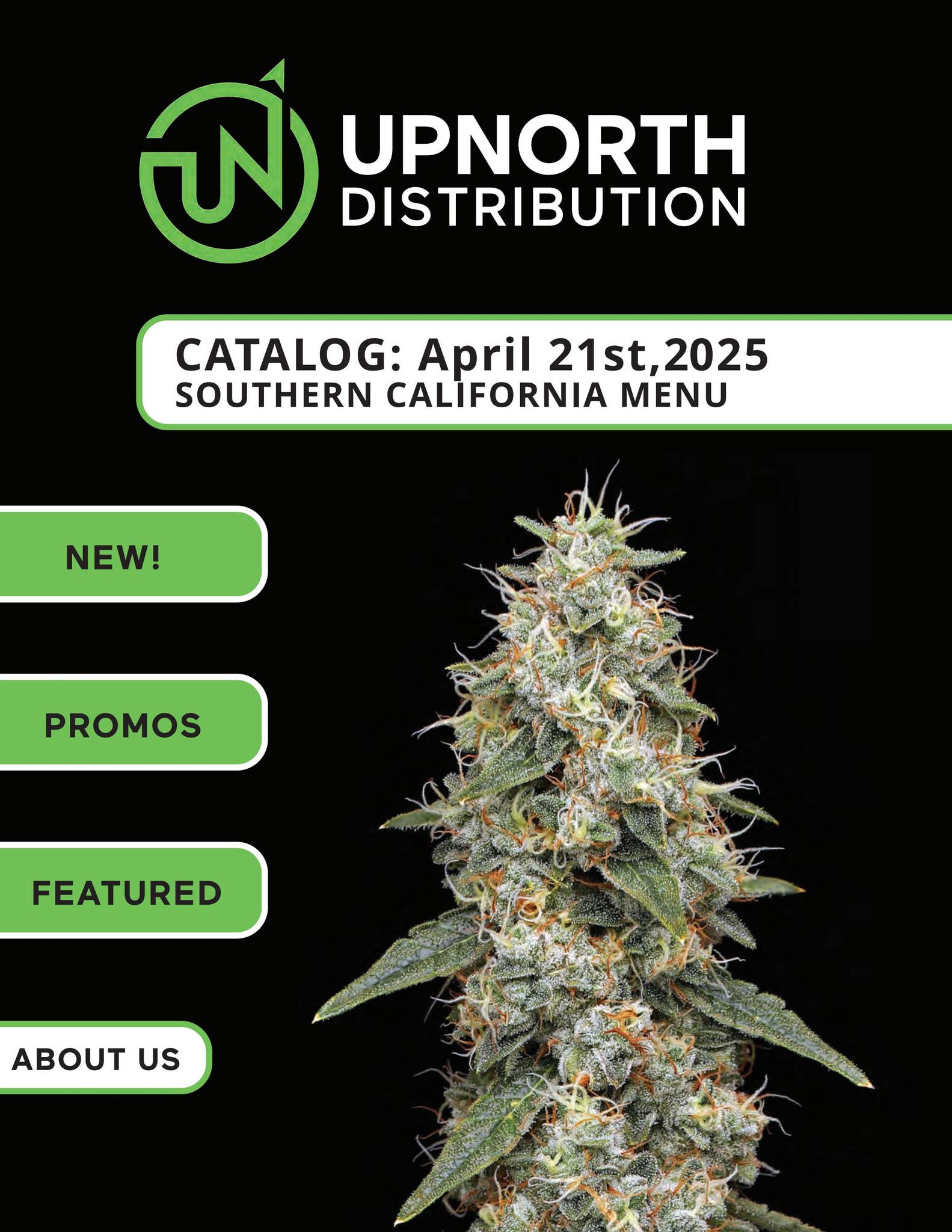 UpNorth SoCal Menu by UpNorth Distribution - Issuu