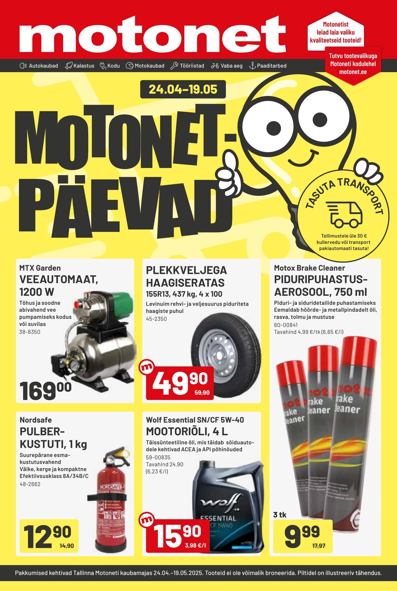 Motonet - Motonet-päevad! 24.04.-19.05.25 by Motonet Oy - Issuu