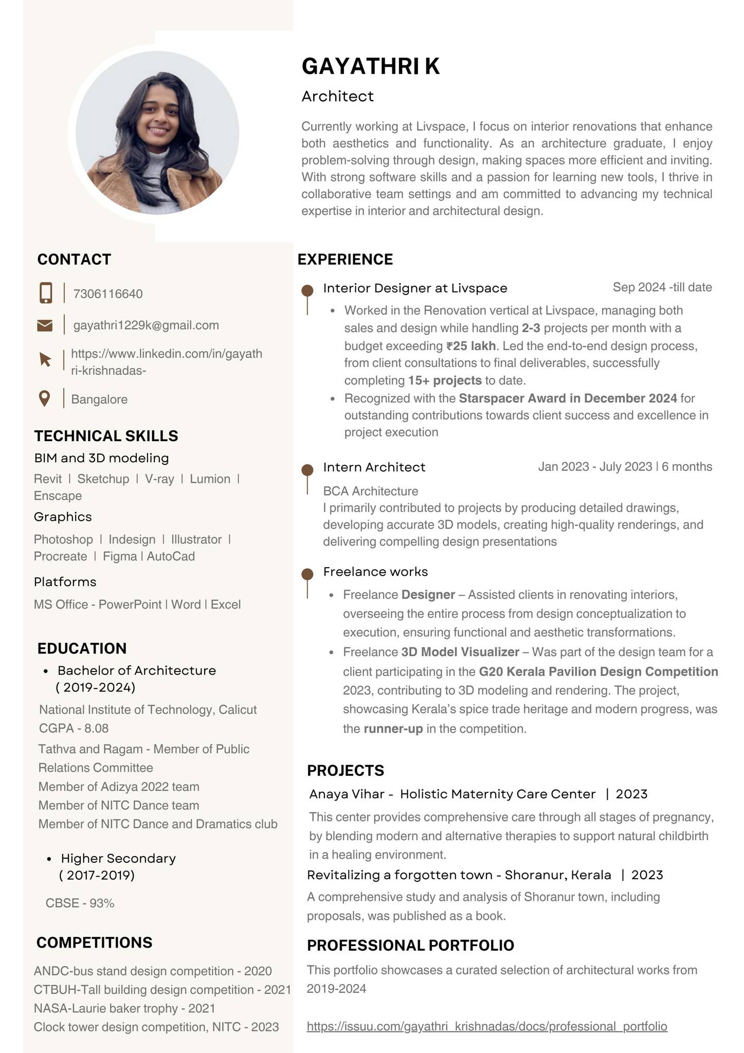 Gayathri K - Resume by Gayathri Krishnadas - Issuu