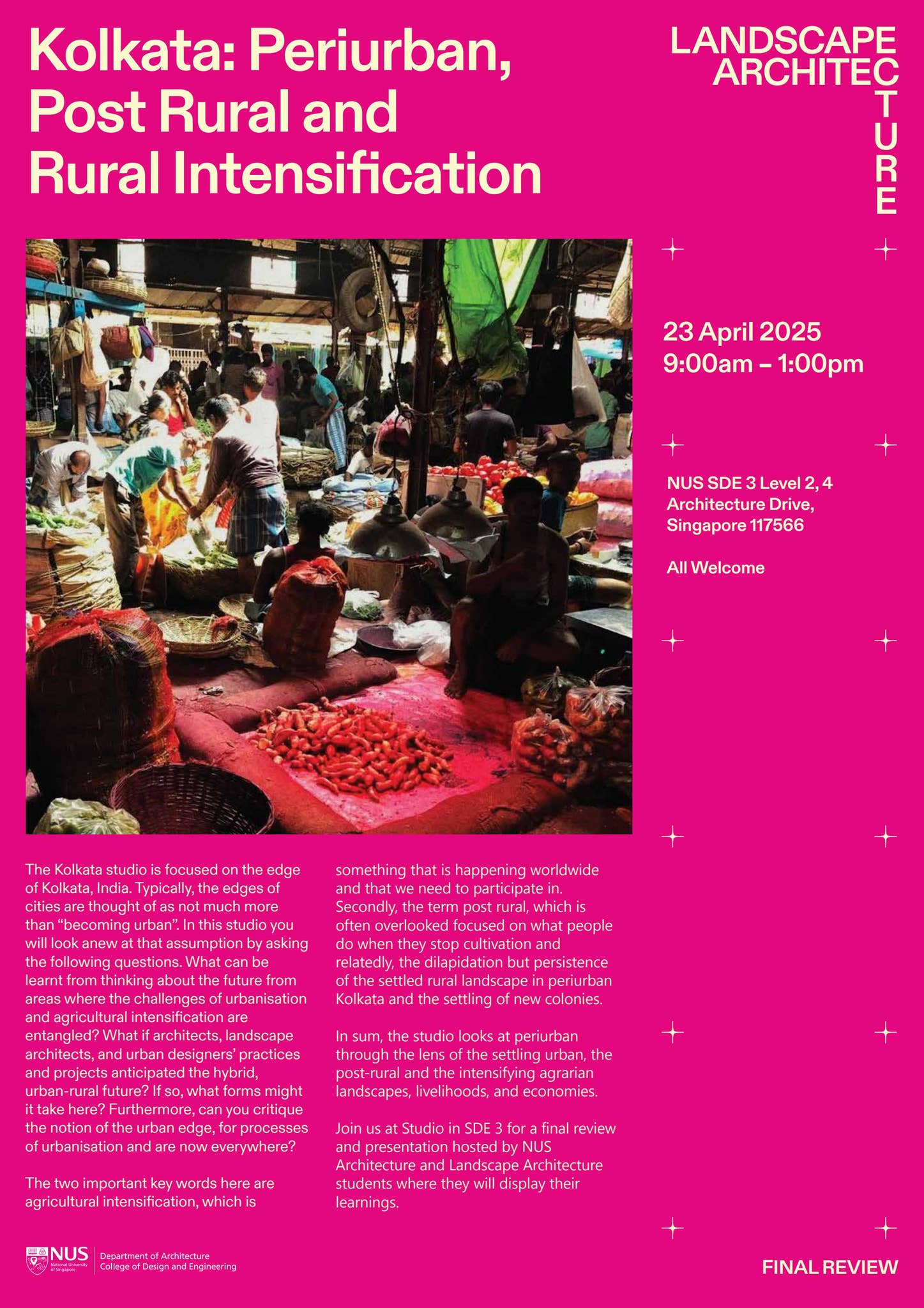 BLA x MLA Option Studios Semester 2 AY2024/25 by NUS Department of ...