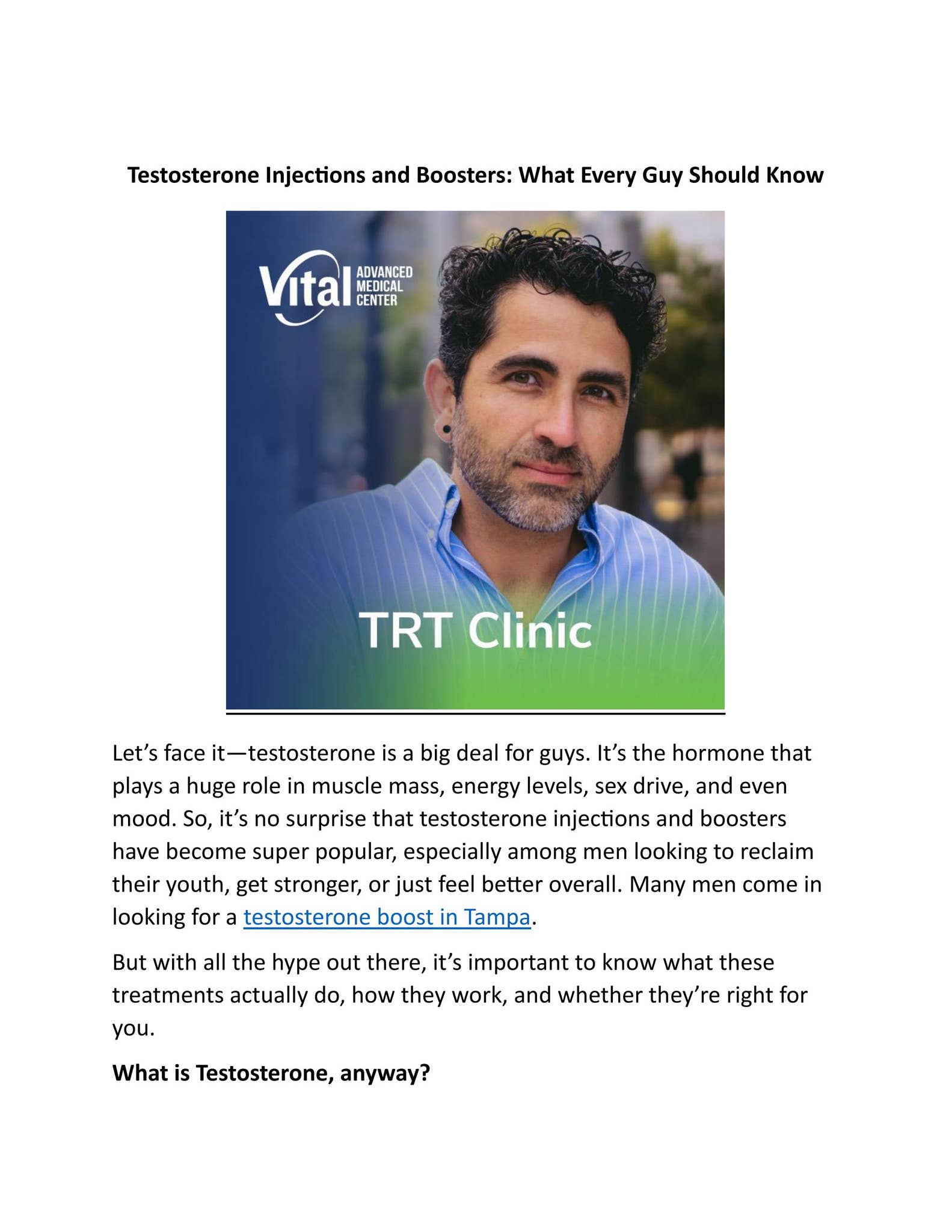 Testosterone Injections and Boosters: What Every Guy Should Know by ...