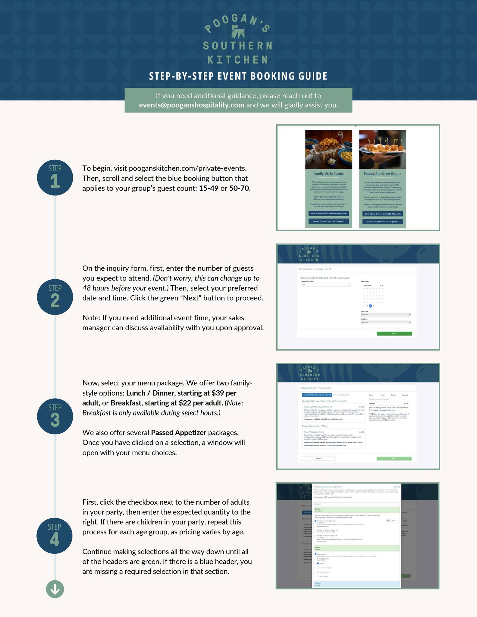 PSK Step-by-Step Event Booking Guide by pooganscourtyard - Issuu