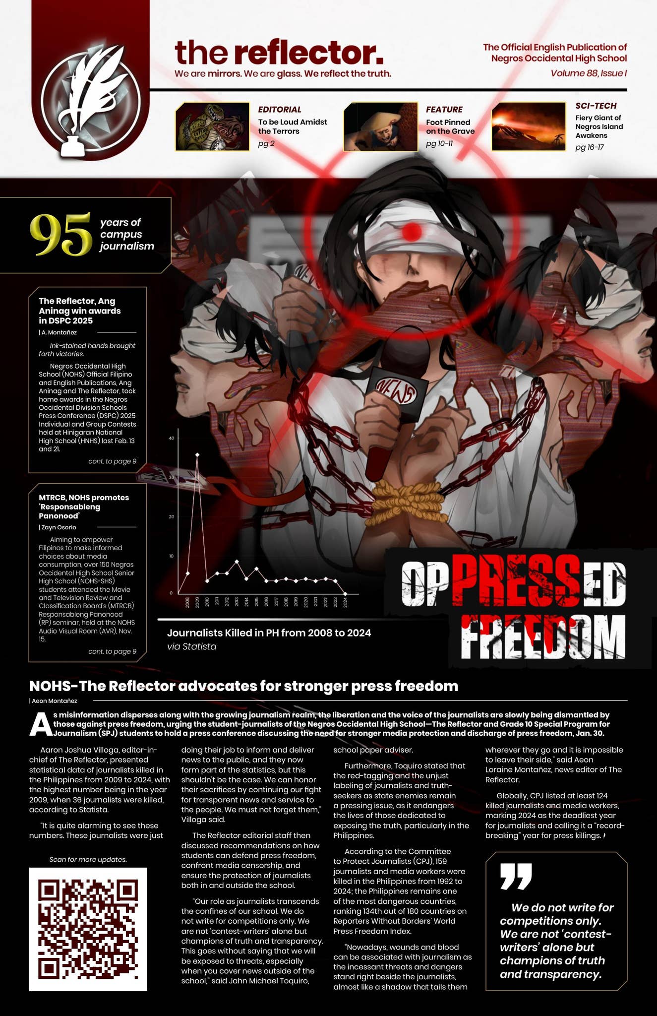 NOHS - The Reflector Volume 88 • Issue 1 • S.Y. 2024 - 2025 by NOHS ...