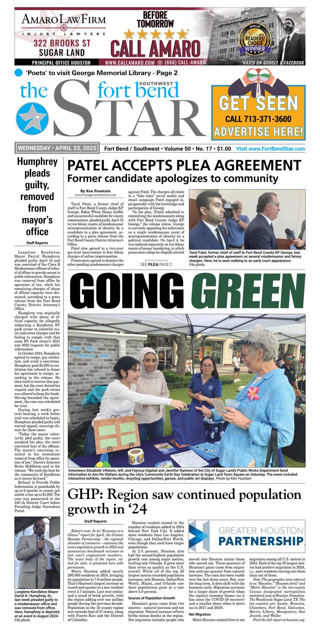 The 04-23-2025 Edition of The Fort Bend Star by Street Media - Issuu