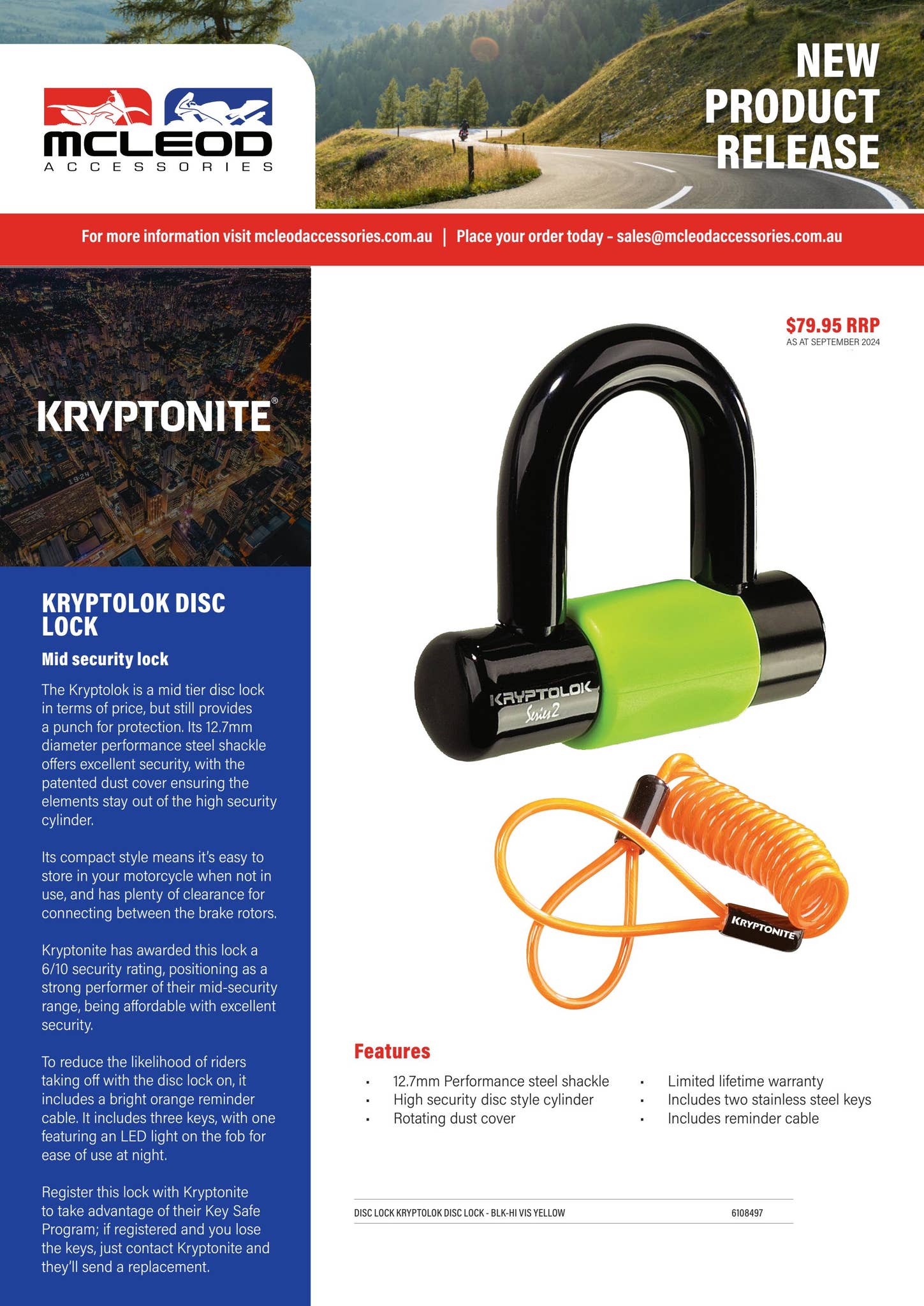 NPR - Kryptonite Kryptolok Disc Lock by McLeod Accessories - Issuu