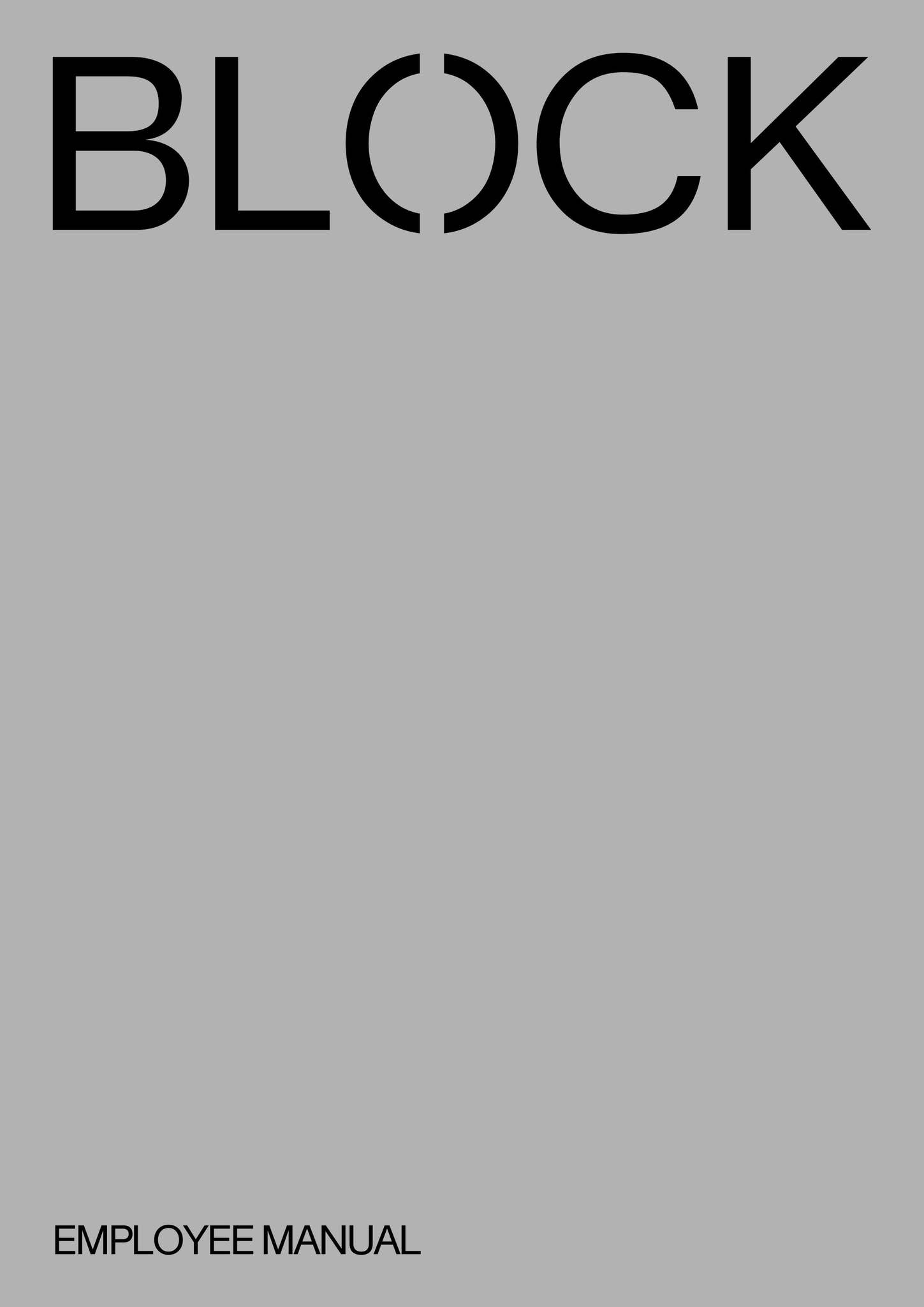 BLOCK_EMPLOYEE_MANUAL by BLOCK_workspace - Issuu