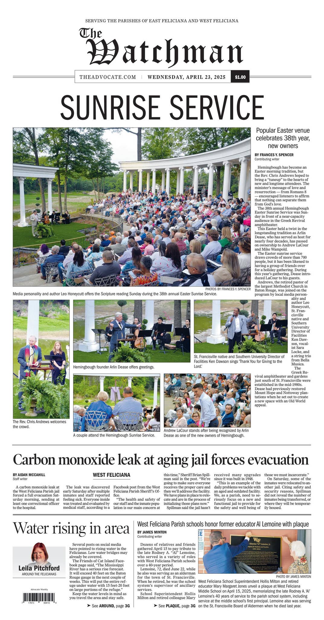 The Watchman 04-23-2025 by The Advocate - Issuu