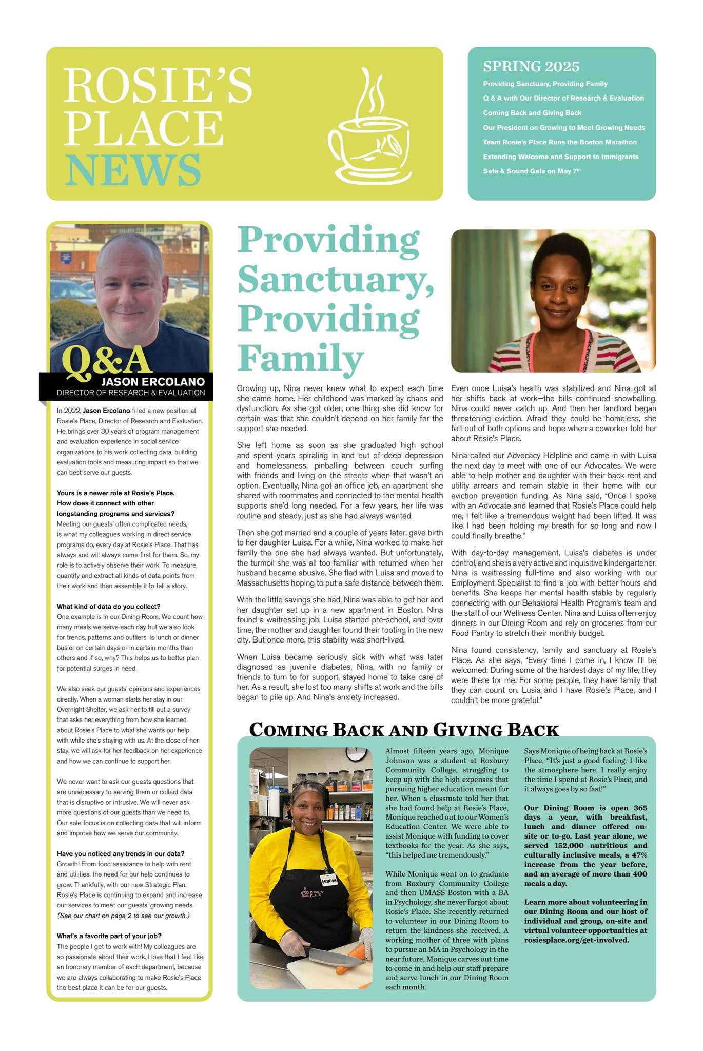 Rosie's Place Spring 2025 Newsletter by Rosie's Place - Issuu