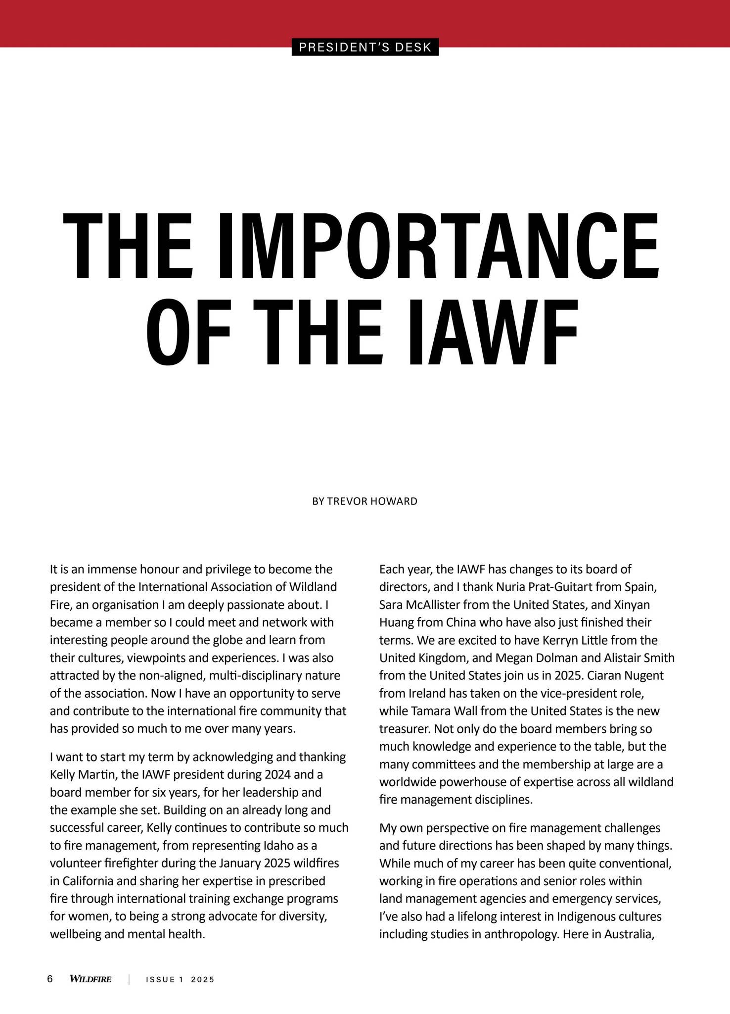 Issue One - 2025 Wildfire Magazine by wildfiremagazine-iawf - Issuu