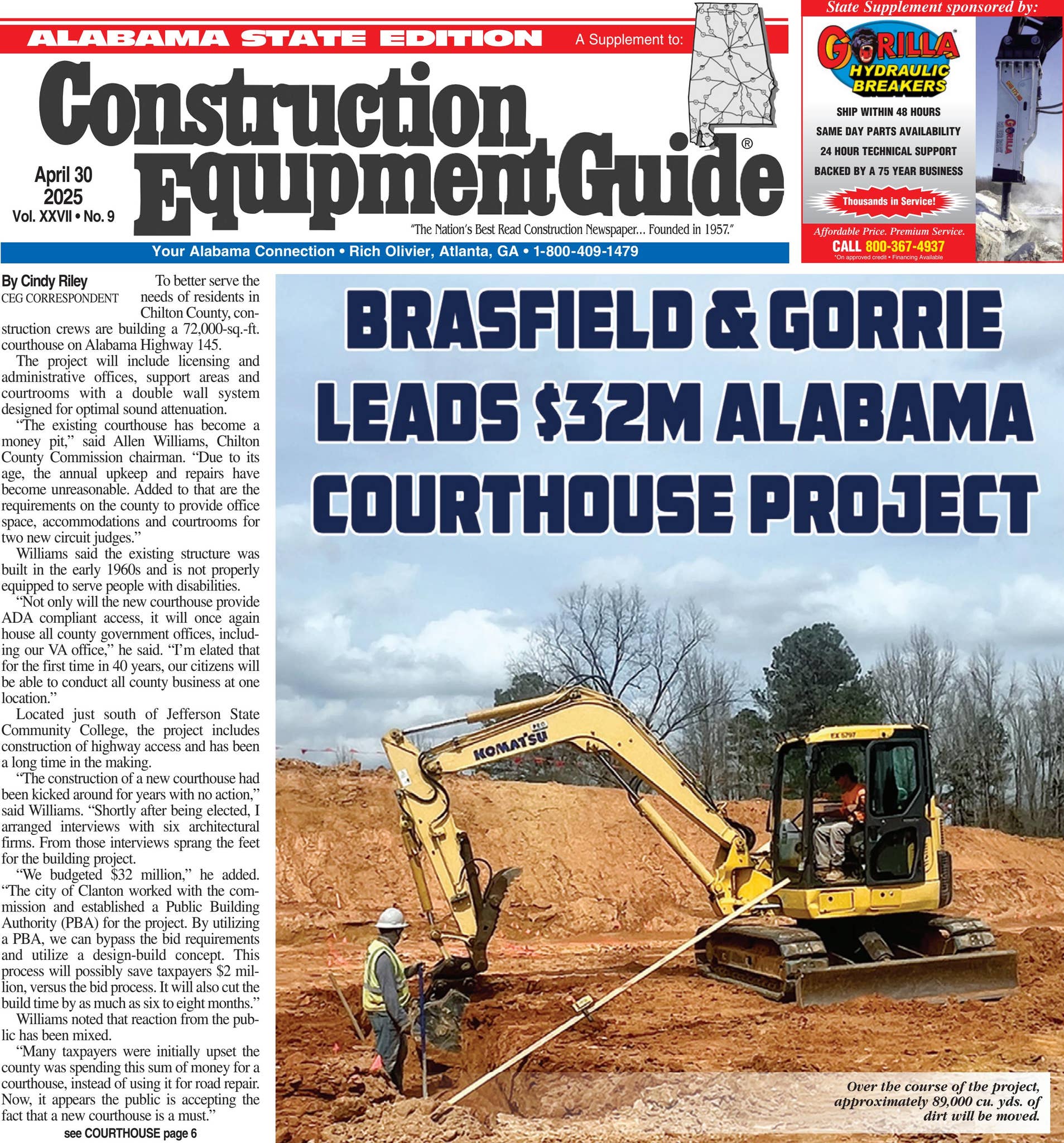 Alabama 9 April 30, 2025 by Construction Equipment Guide - Issuu