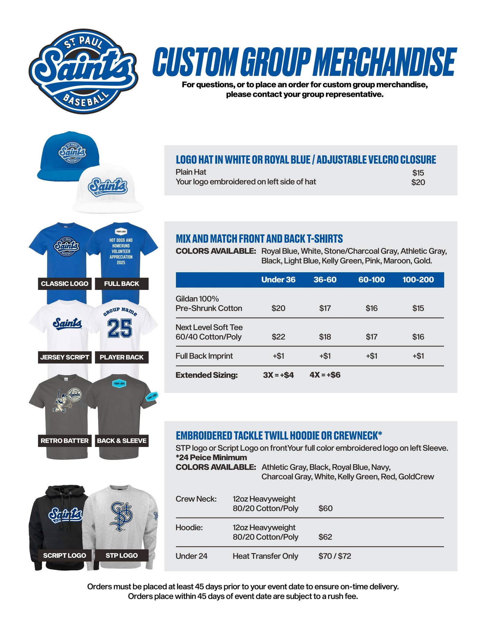 2025 Custom Group Merchandise by stpaulsaints - Issuu