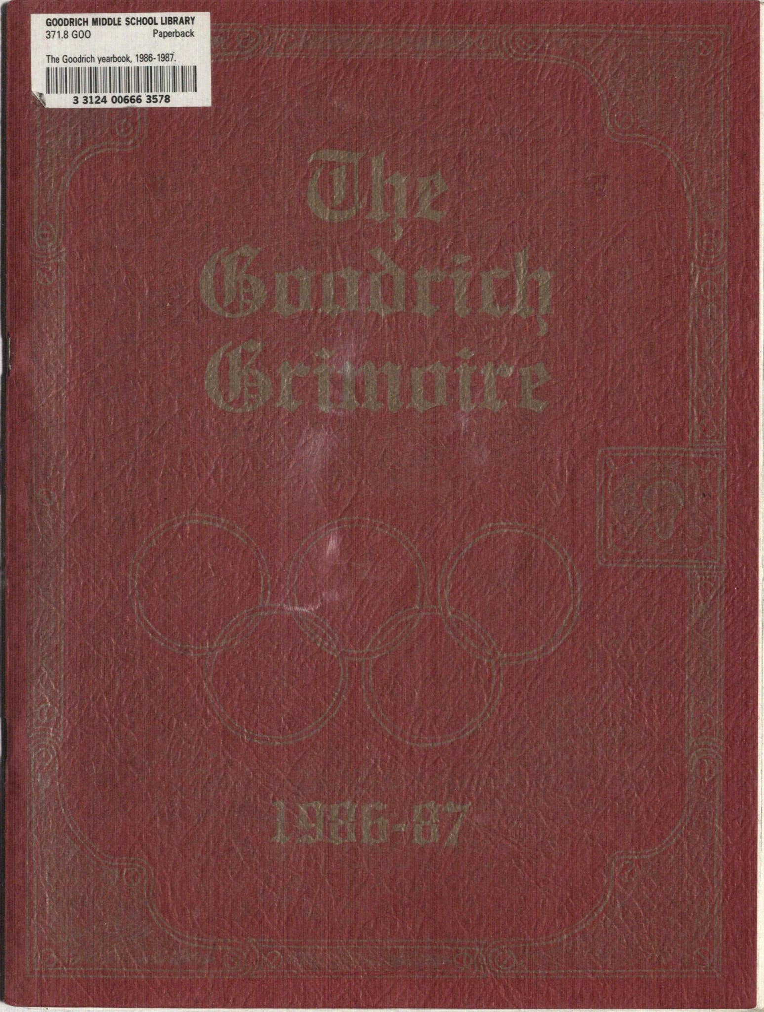 Goodrich Junior High 1987 Yearbook by Lincoln Public Schools Library ...