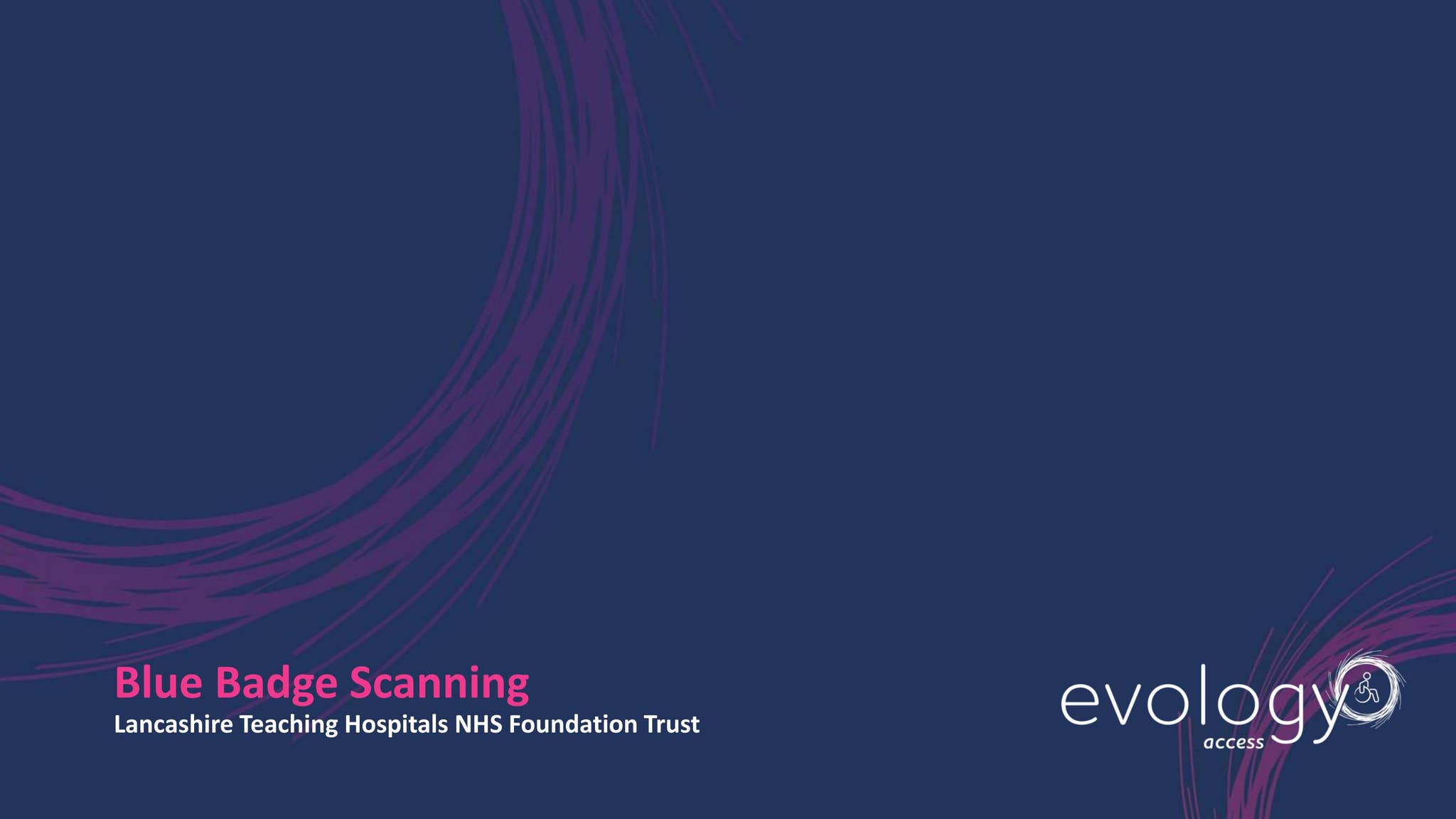 LTHTR How to guide for scanning Blue Badges at the kiosks by Lancashire ...