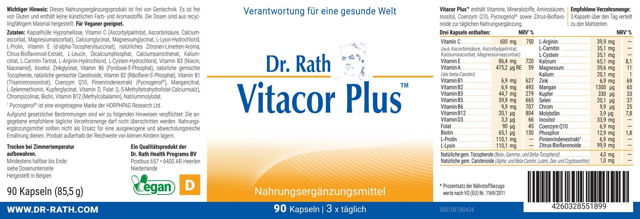 0001 Vitacor Plus™ - Capsule 90 - DE by Dr. Rath Health Programs - Issuu