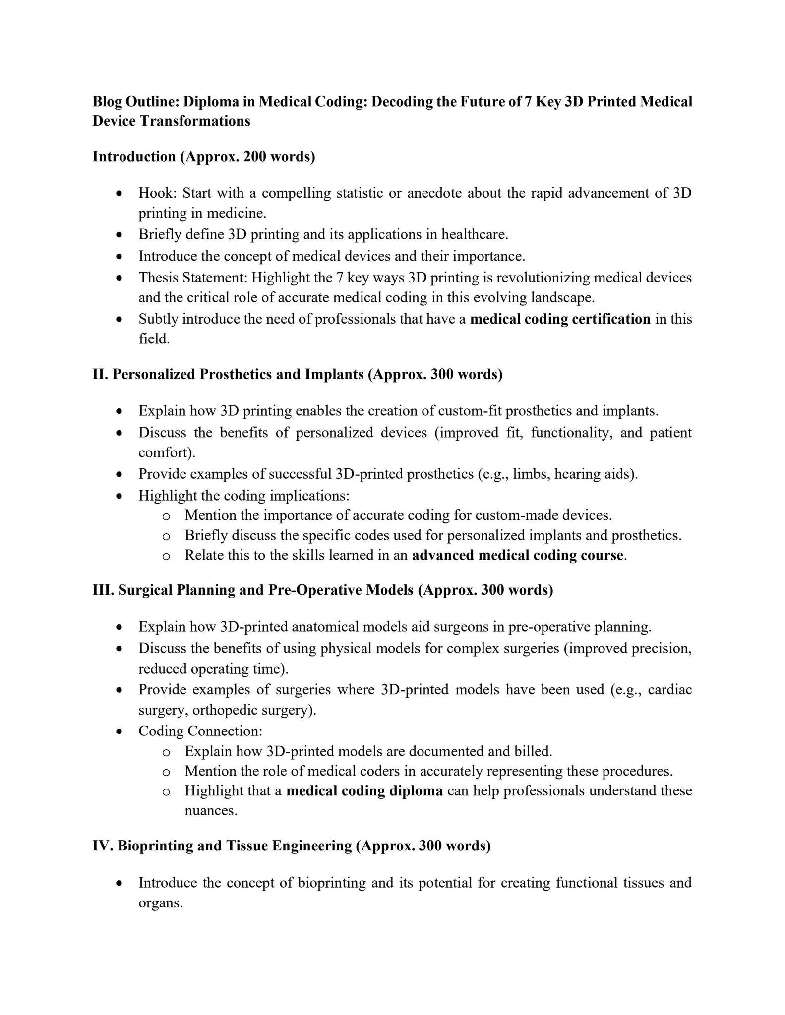 Diploma in Medical Coding Decoding the Future of 7 Key 3D Printed ...