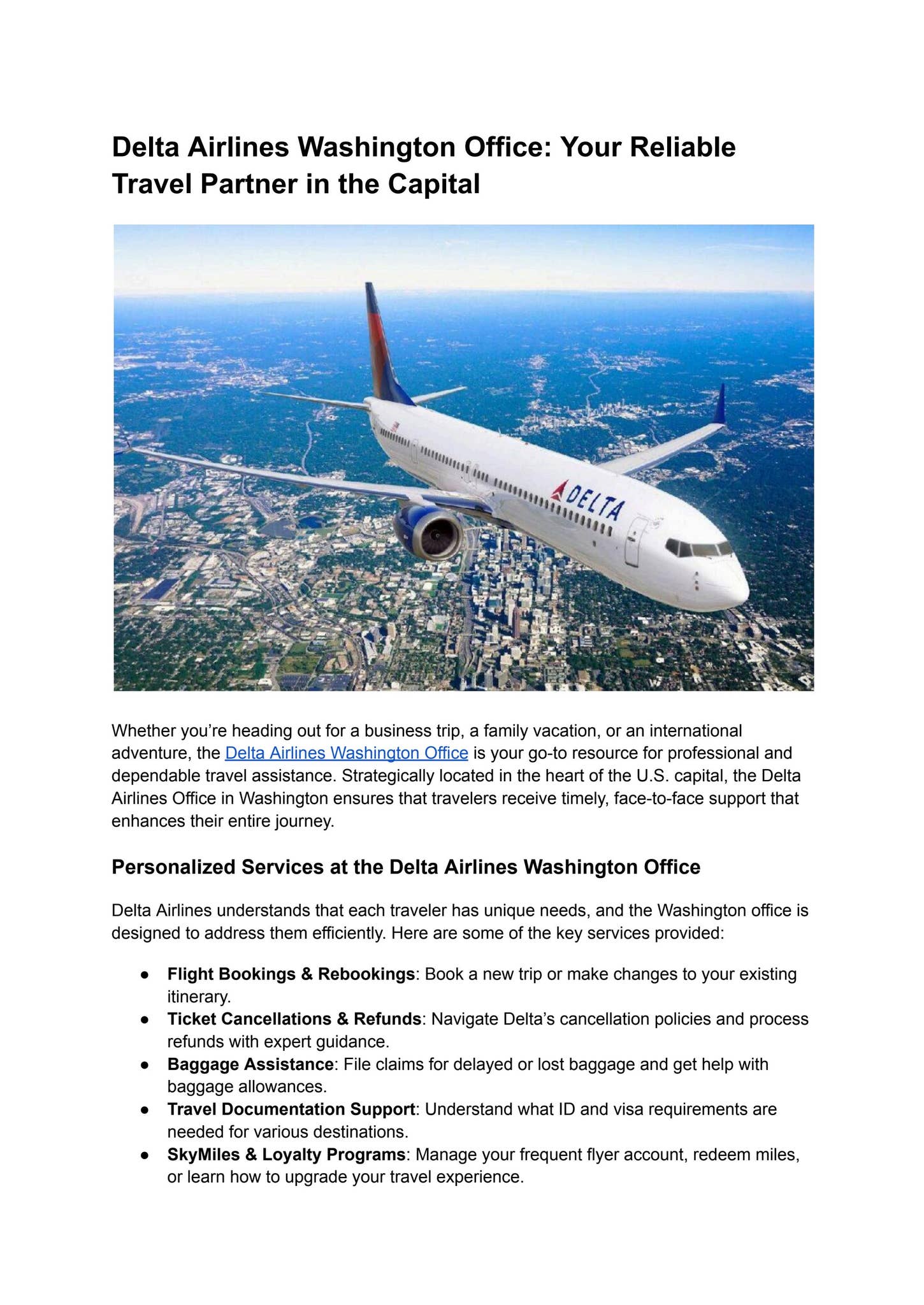 Delta Airlines Washington Office by Offices Experts - Issuu