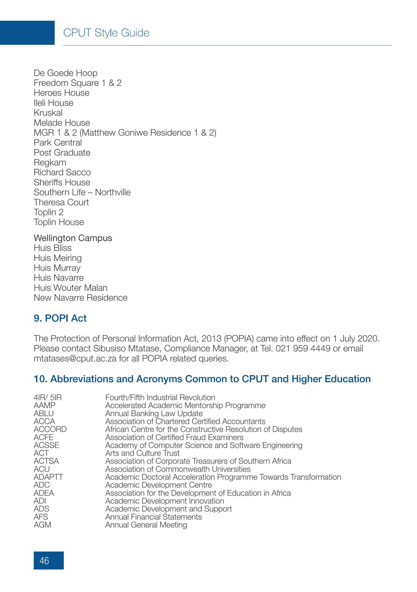 CPUT Style Guide by Cape Peninsula University of Technology - Issuu