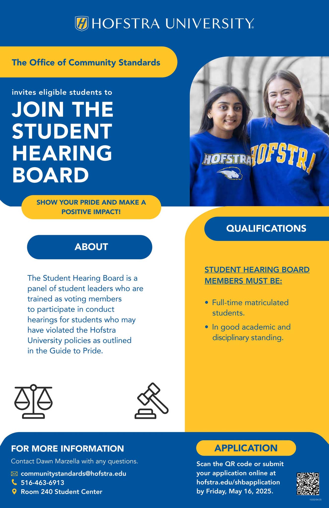 Student Hearing Board Poster | Hofstra University by Hofstra University ...