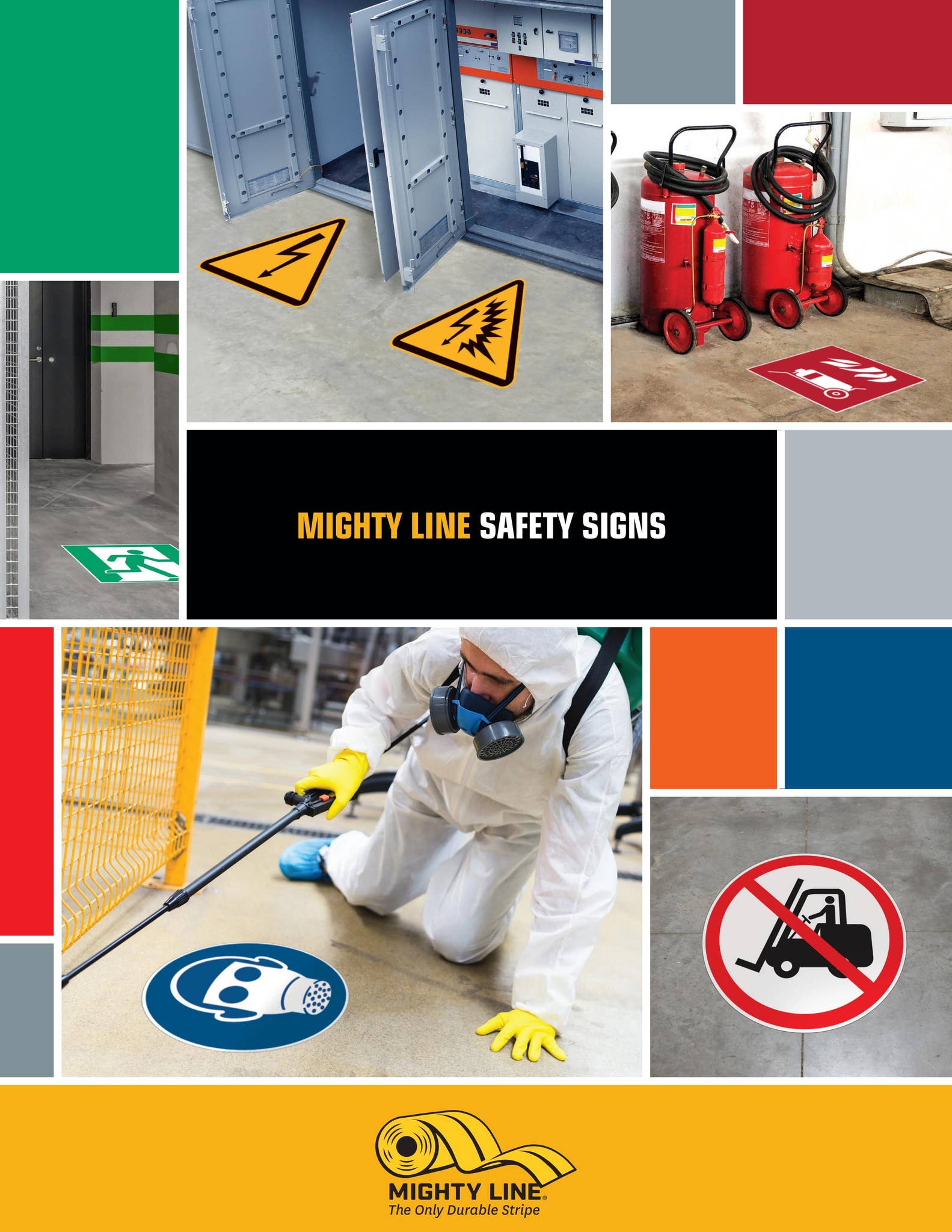 ISO Graphical Symbol Safety Floor Sign Guide by Mighty Line Floor Tape ...