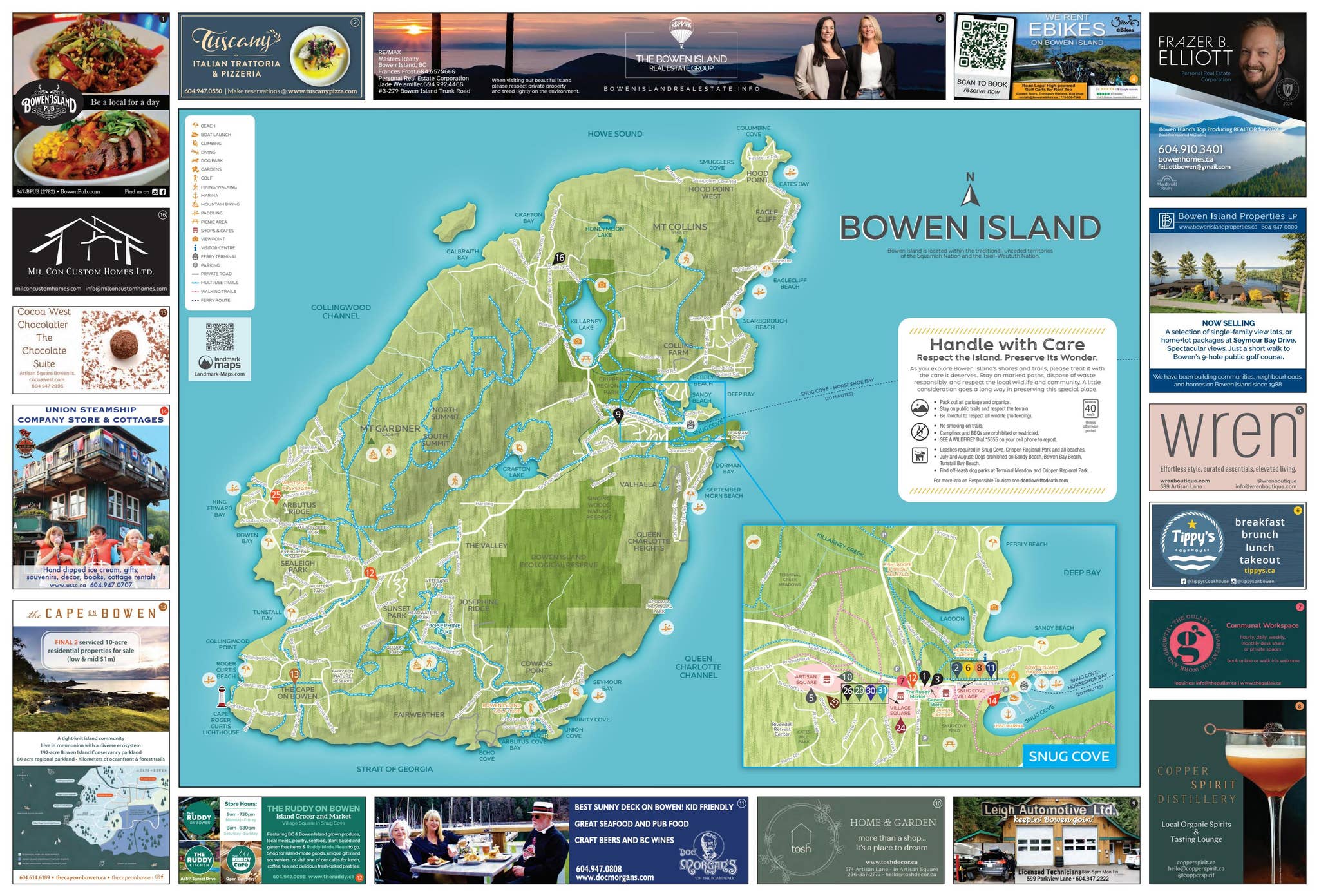Bowen Island Visitor Map by Landmark Media - Issuu