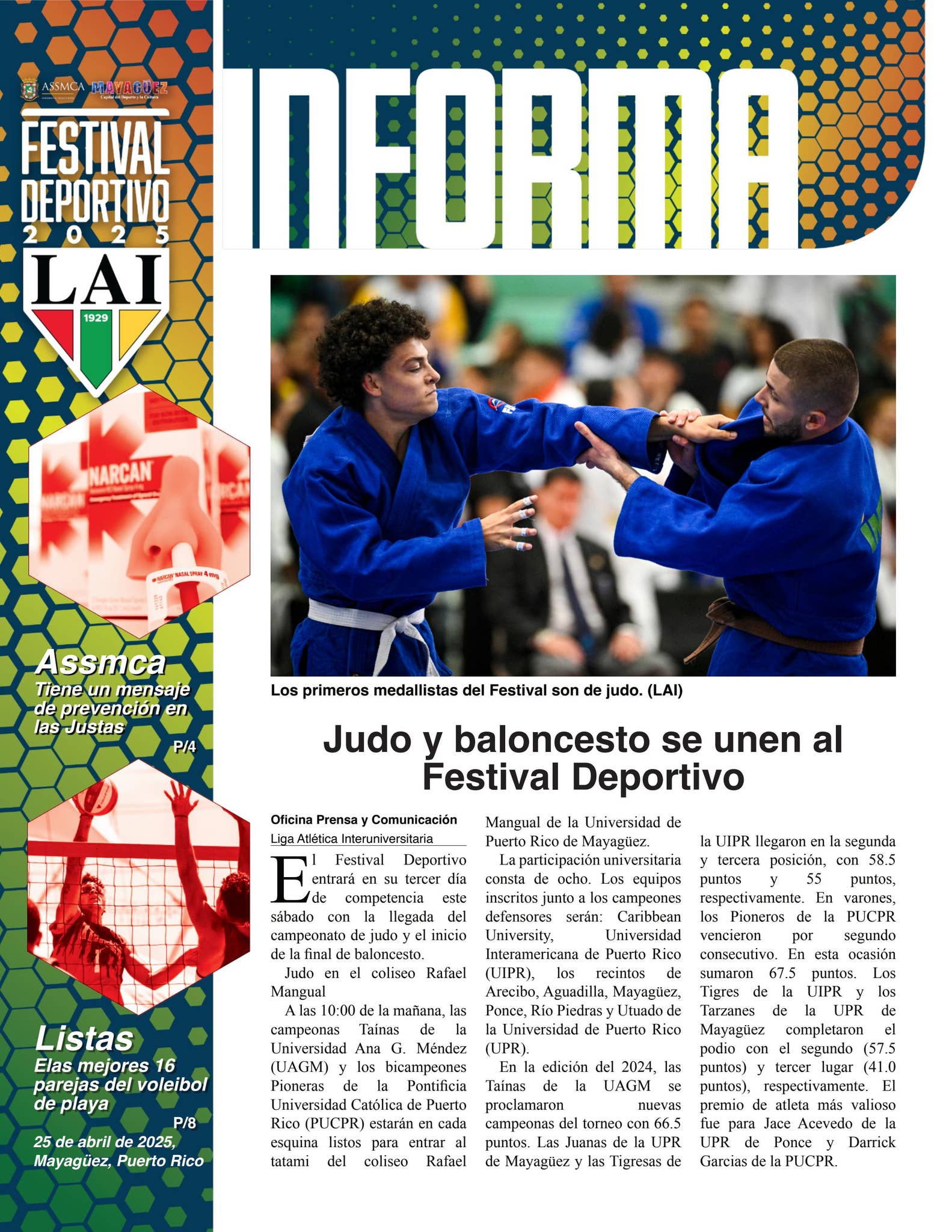 Boletín 03 - Festival Deportivo 2025 - 25 de abril de 2025 by LAI.PR ...