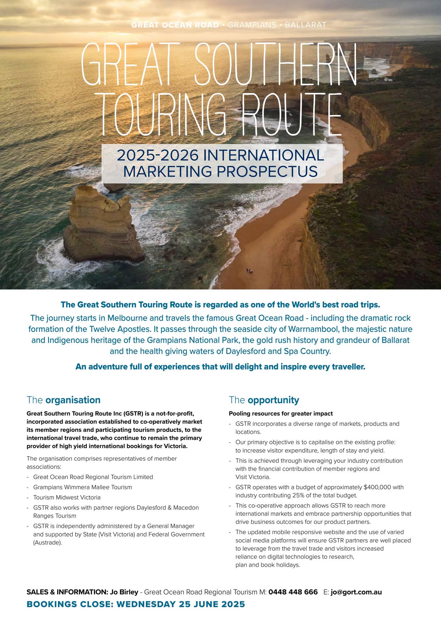 GSTR PROSPECTUS 2025_GOR by Great Ocean Road Regional Tourism - Issuu