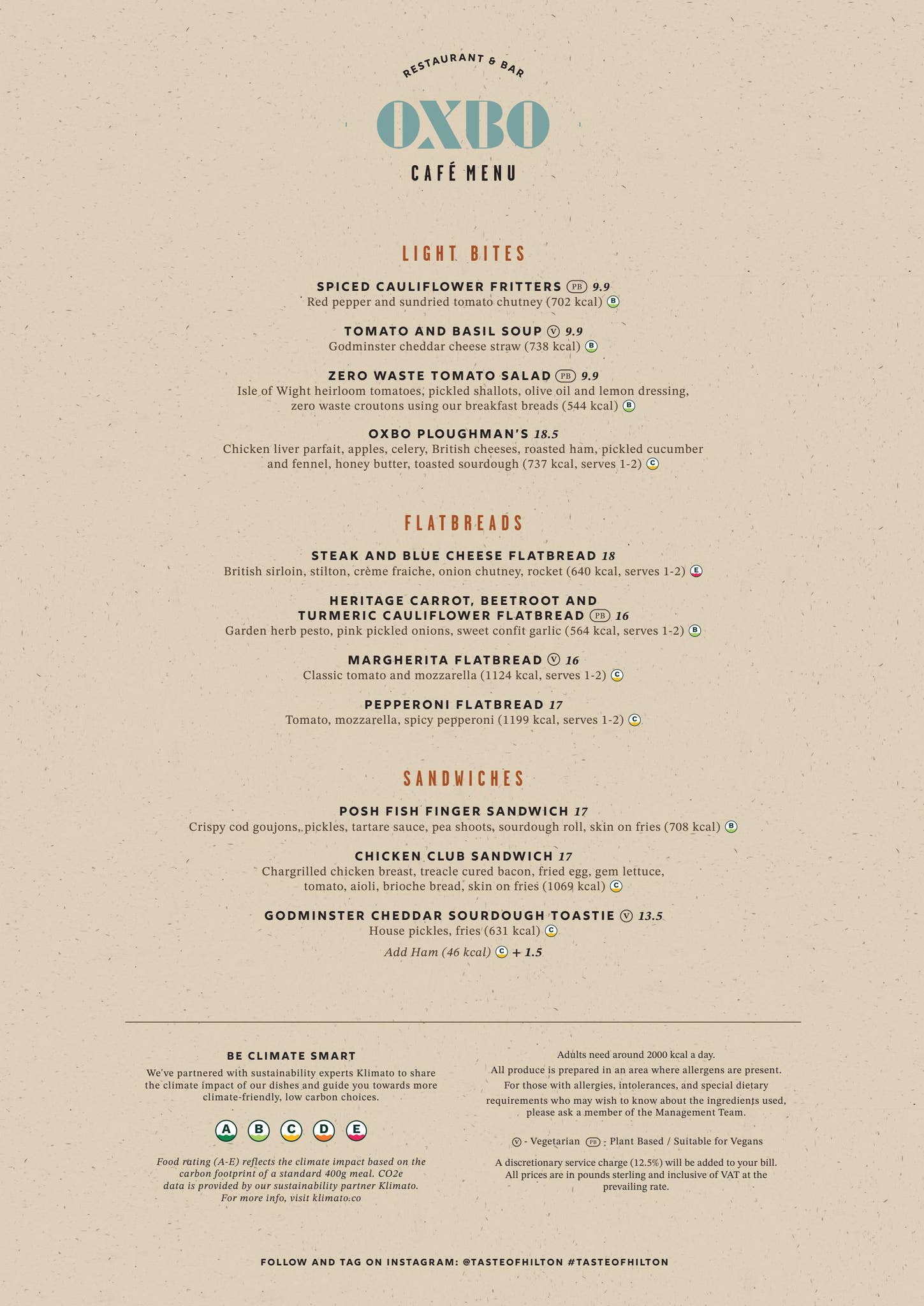 Cafe Menu by OXBO Reading - Issuu