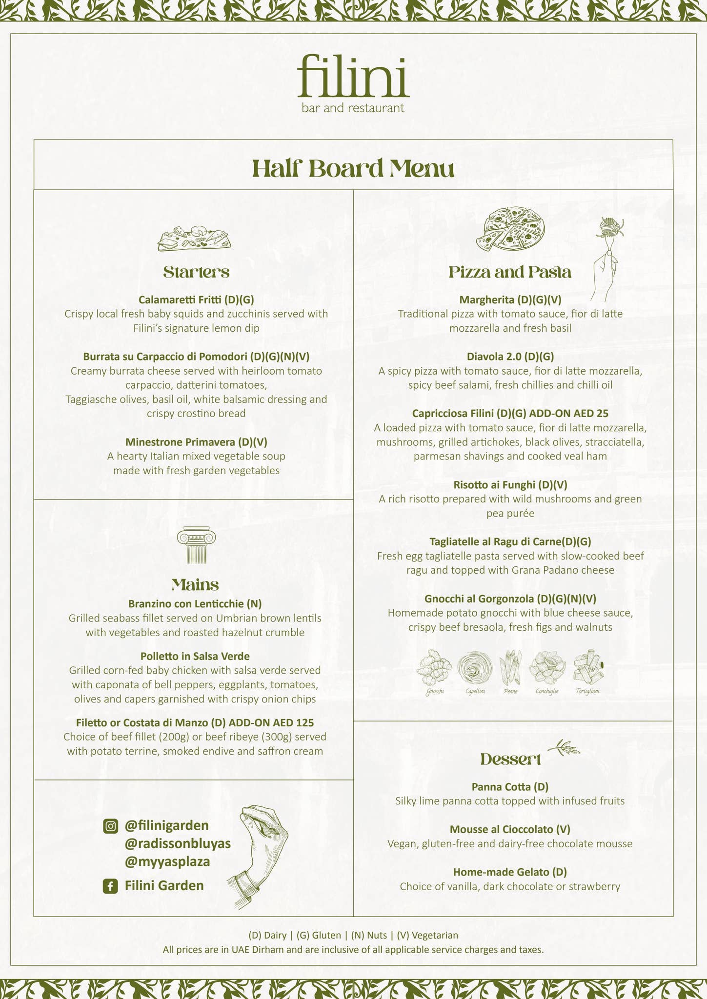 Filini HB Menu by Yas Plaza Hotels - Issuu