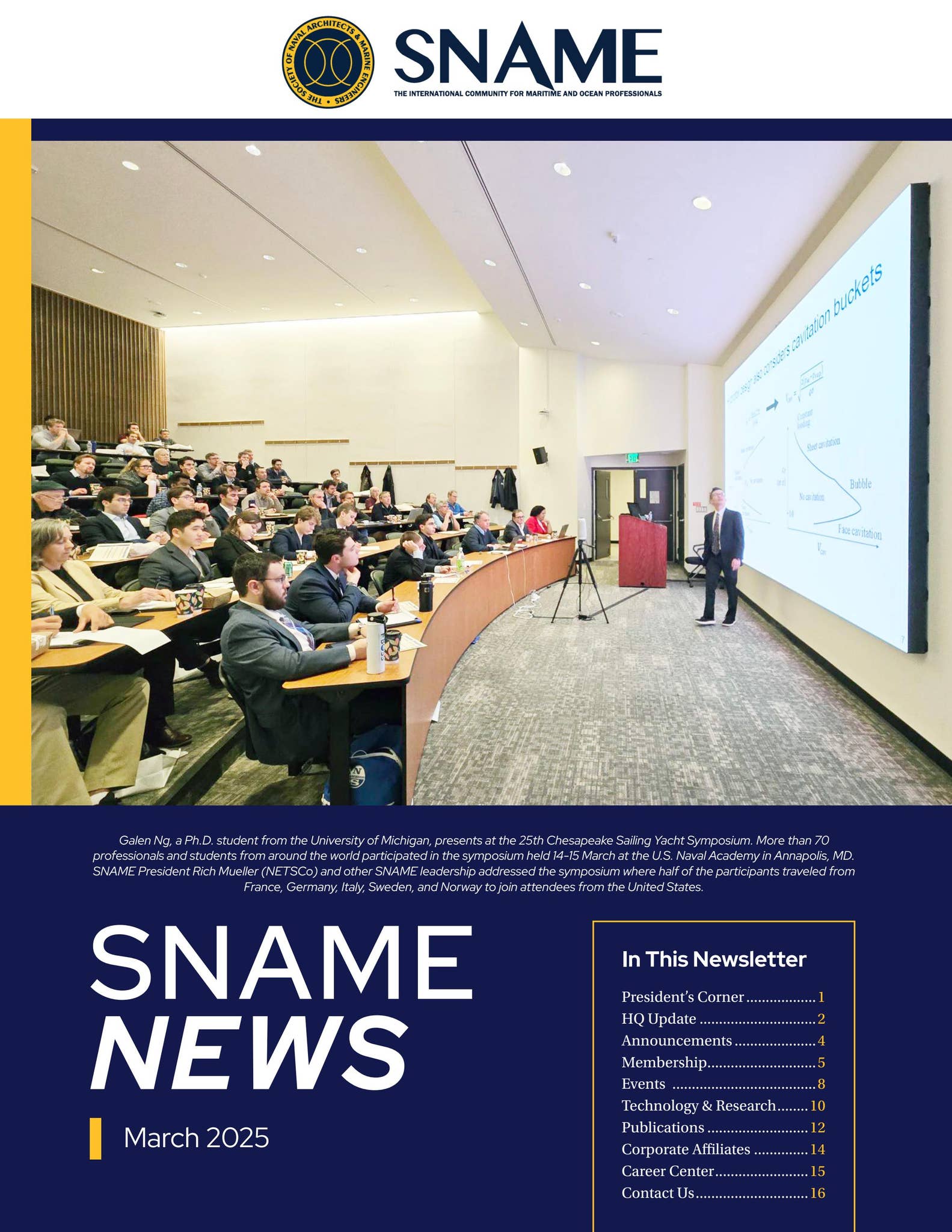 SNAME Newsletter | March 2025 by BonoTom Studio, Inc. - Issuu