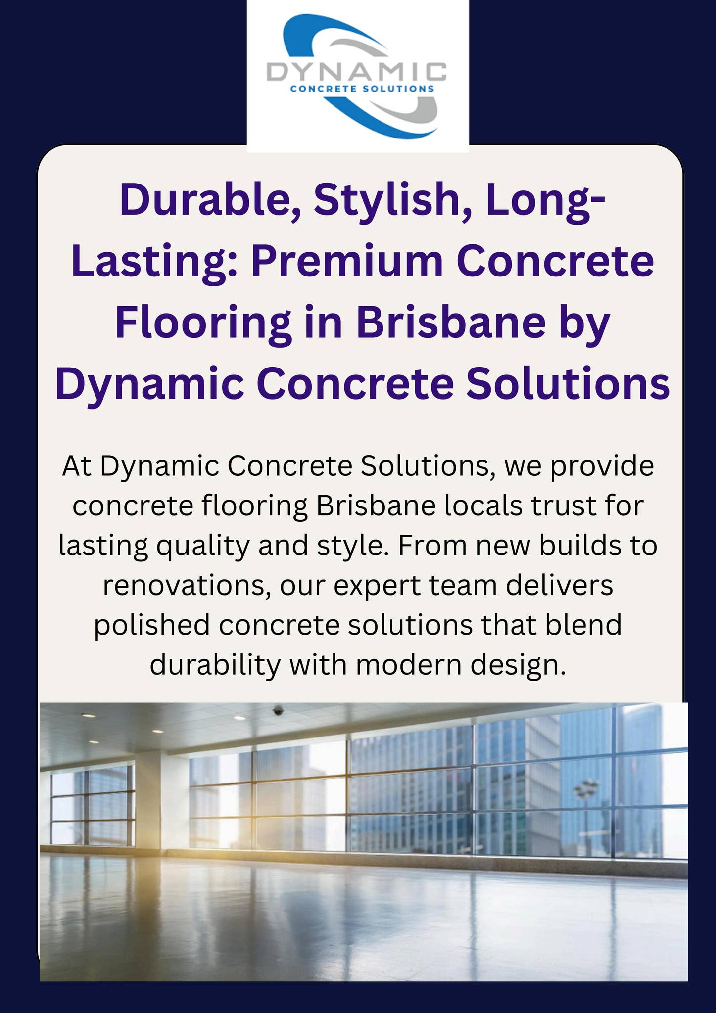 Dynamic Concrete Solutions – Concrete Flooring Brisbane & Epoxy Garage Floor Experts by Dynamic ...