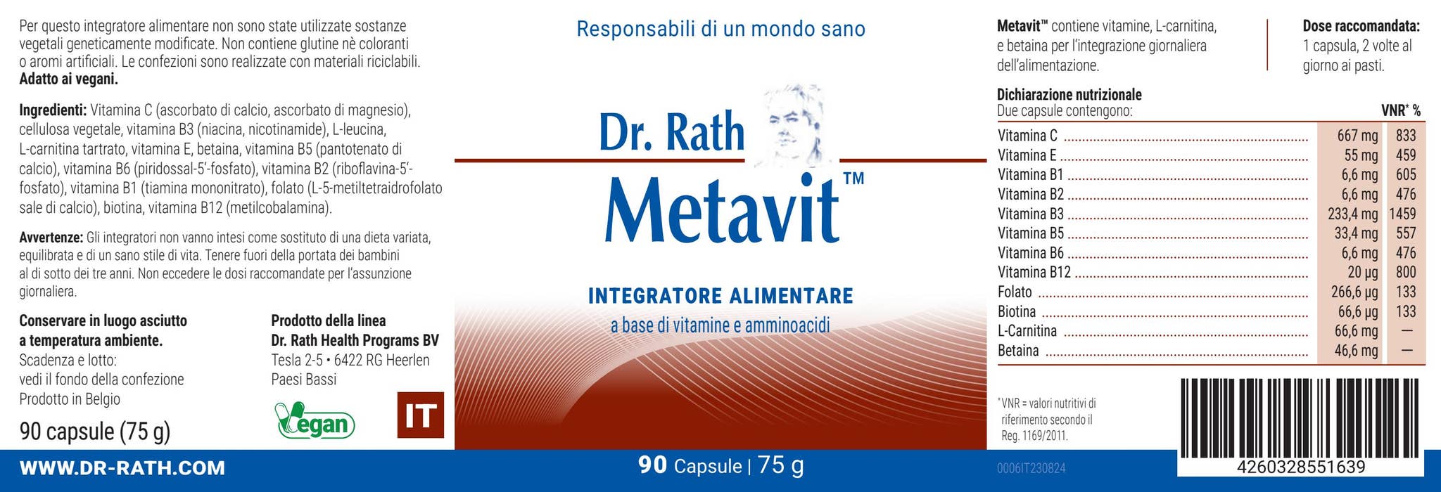 0006 Metavit™ 90 capsule - IT by Dr. Rath Health Programs - Issuu