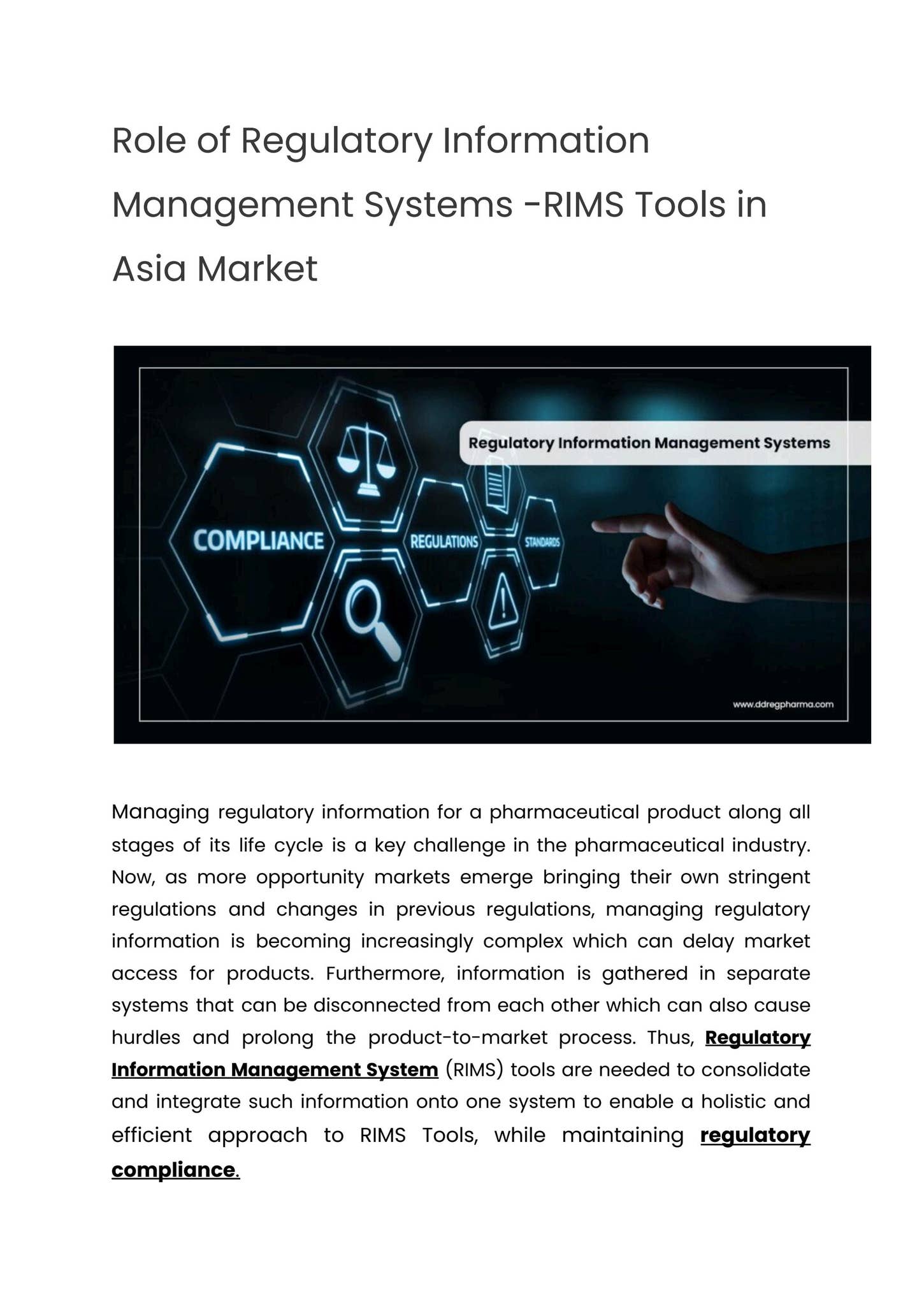 RIMS Software by DDReg Pharma - Issuu