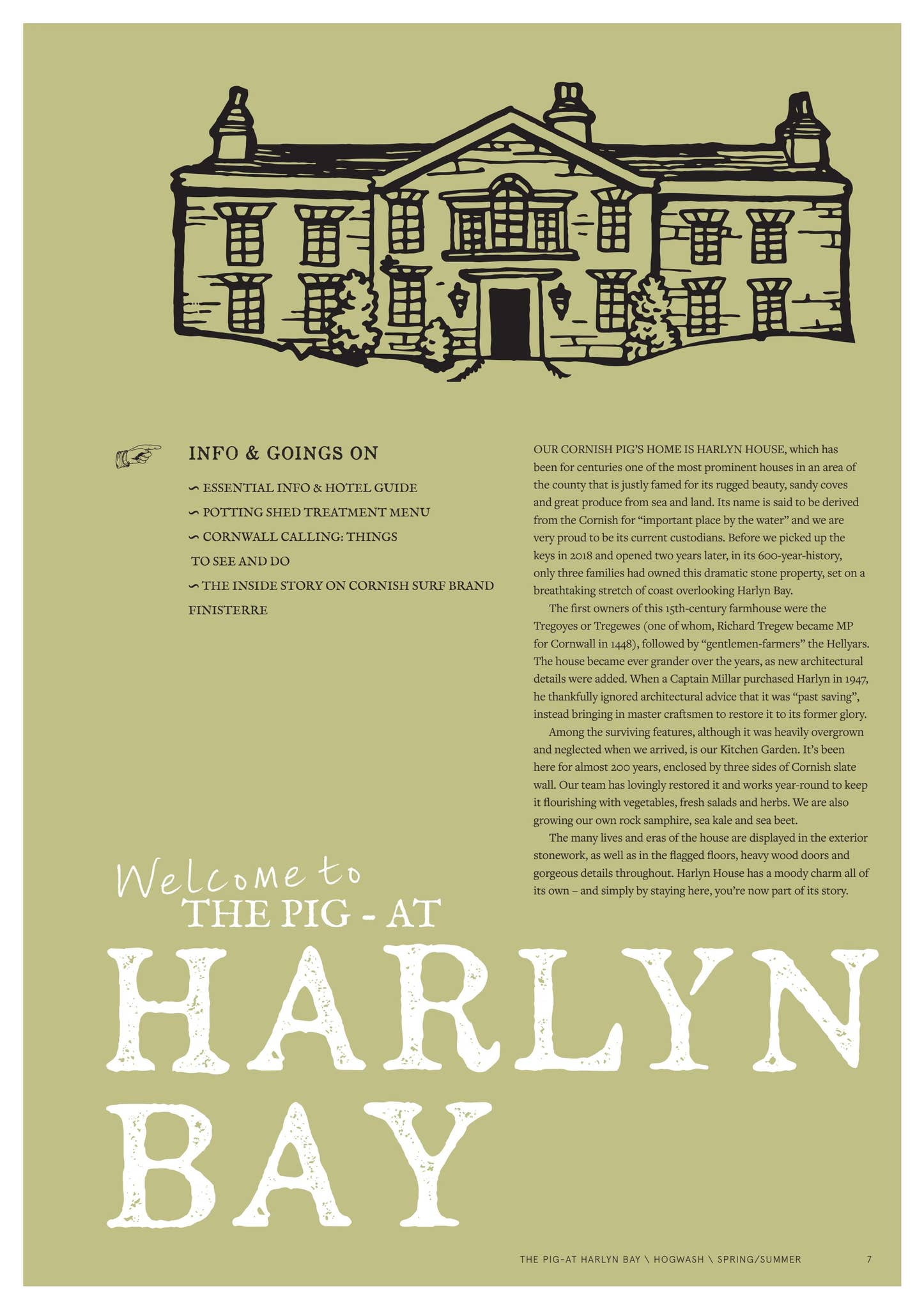 THE PIG-at Harlyn Bay | Hogwash Issue 06 by THE PIG Hotels - Issuu