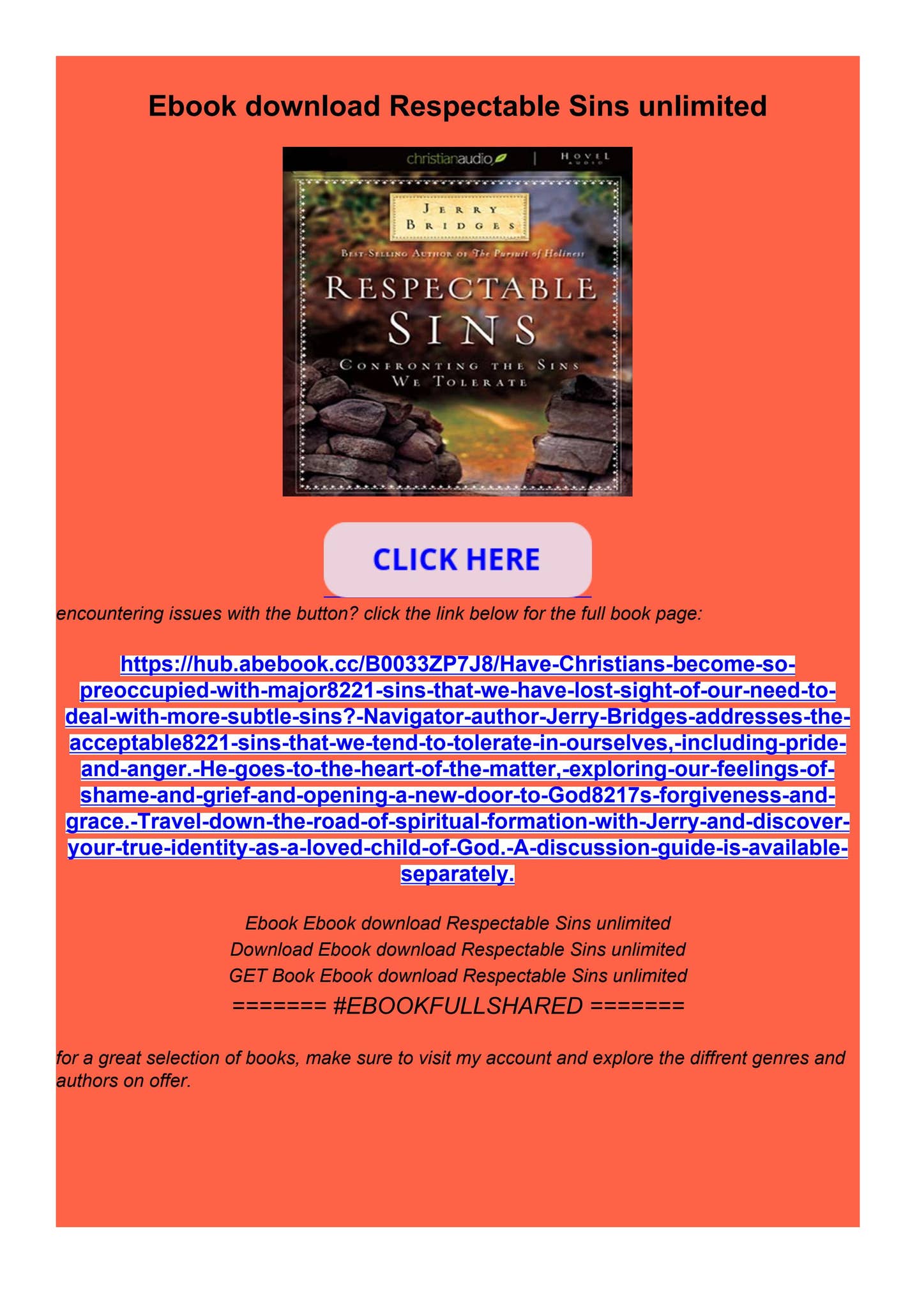 Ebook download Respectable Sins unlimited by rhetttaekwilliams - Issuu