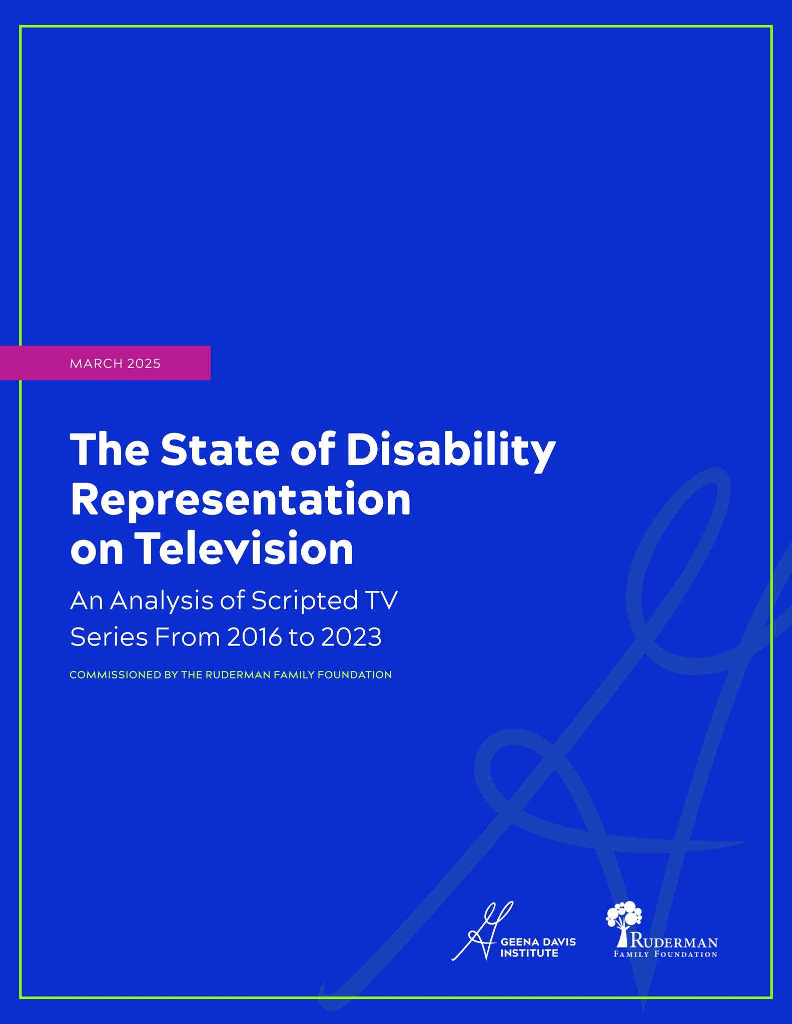 The State of Disability Representation on Television An Analysis of ...