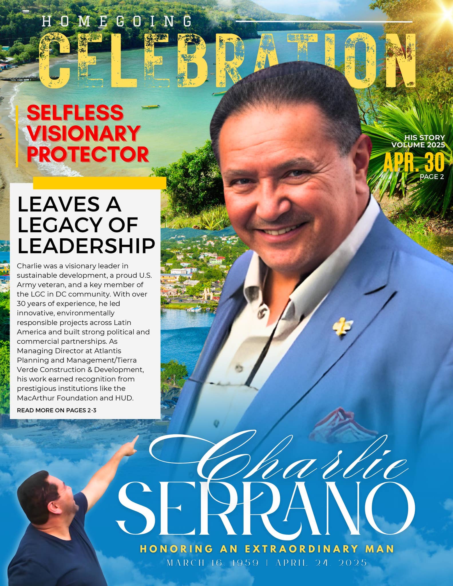 Charlie Serrano - Funeral Program by Shianne Jones - Issuu