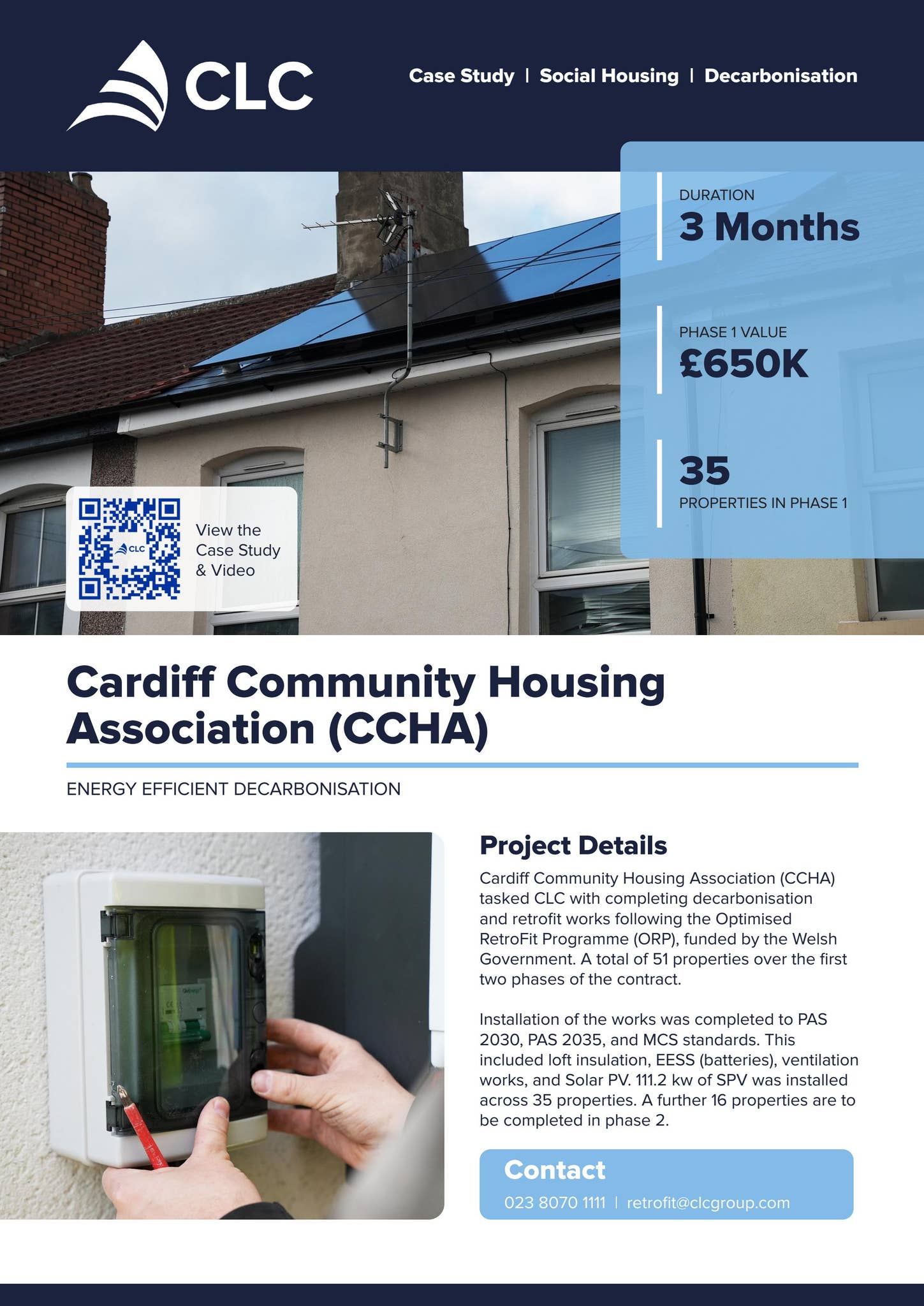 Cardiff Community Housing Association - Decarbonisation issuu by Axis Property Services - Issuu