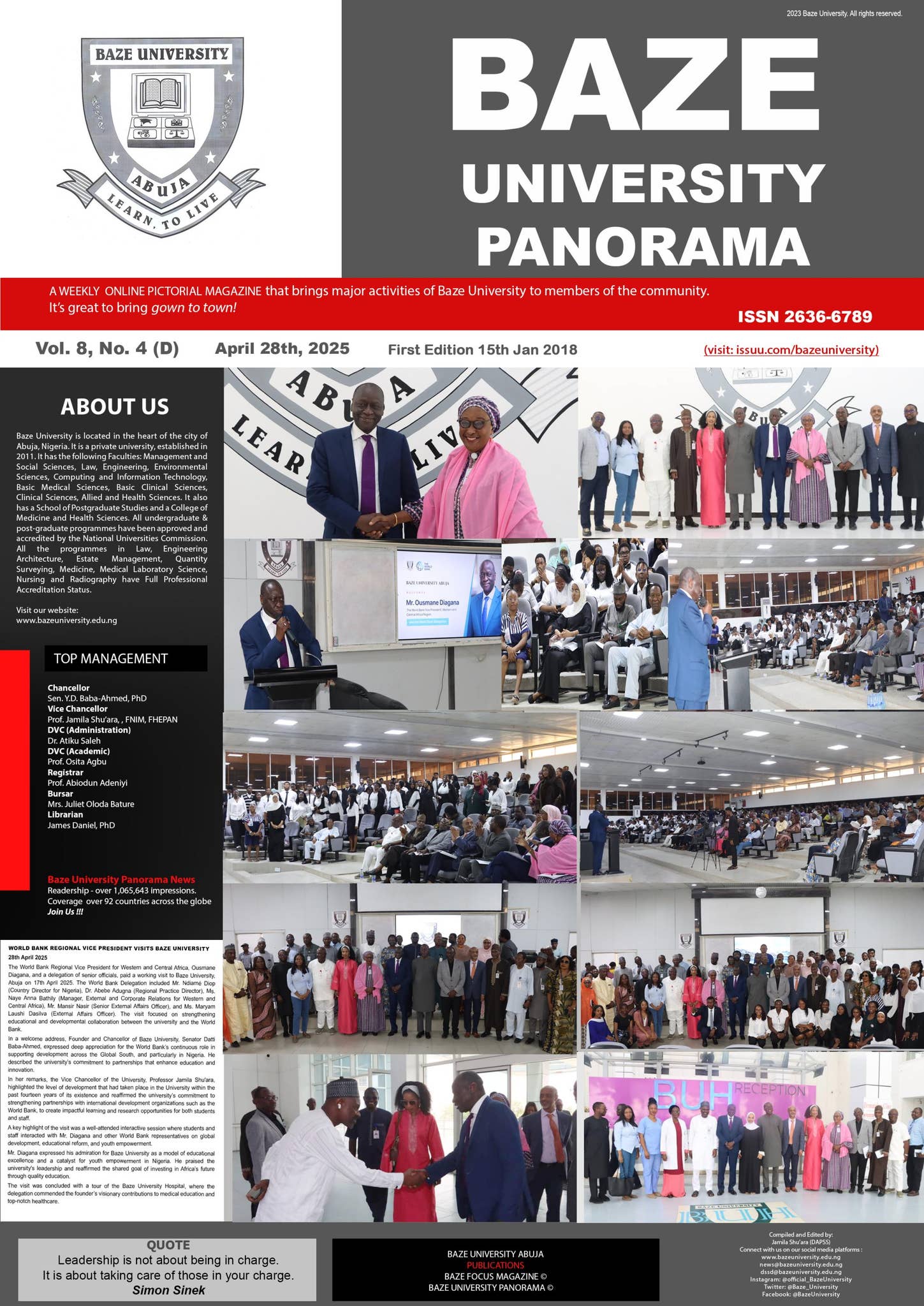 BAZE UNIVERSITY PANORAMA NEWS (28th April 2025).png by Baze University ...