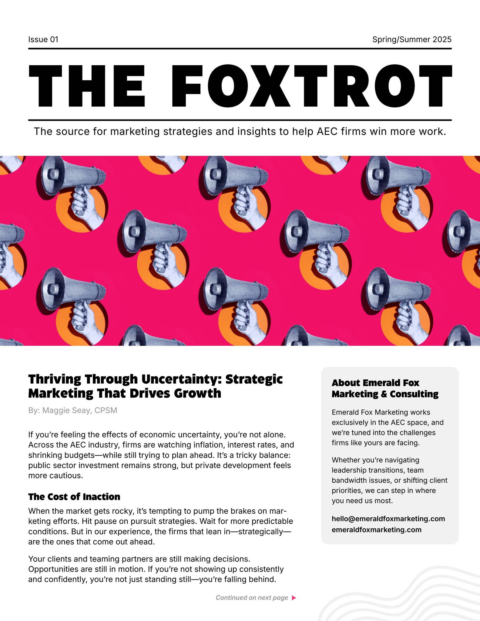 The Foxtrot by Emerald Fox Marketing - Spring/Summer 2025 Newsletter by ...