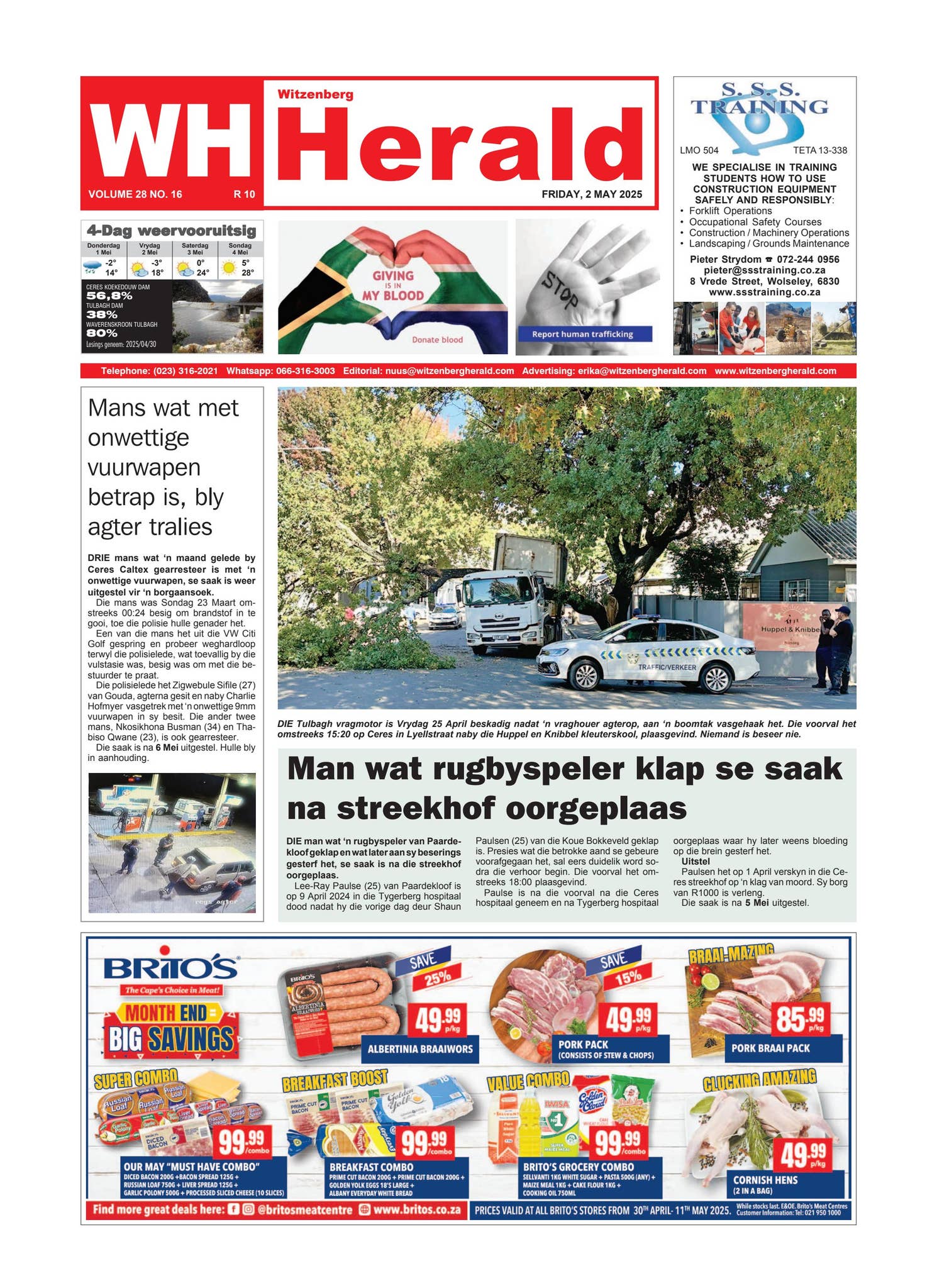 Witzenberg Herald Vol.28 no.16 (Online Weergawe) by Witzenberg Herald ...