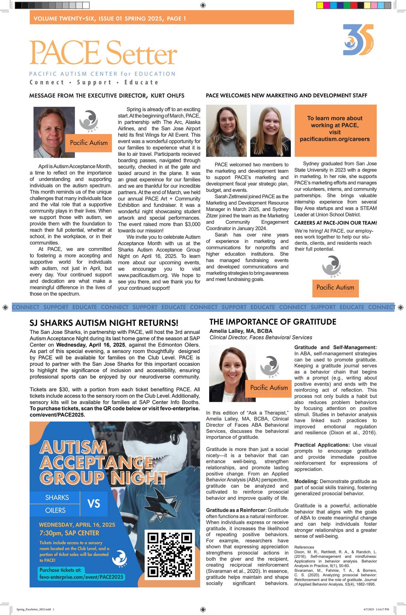 2025 Spring PACEsetter by Pacific Autism Center for Education - Issuu