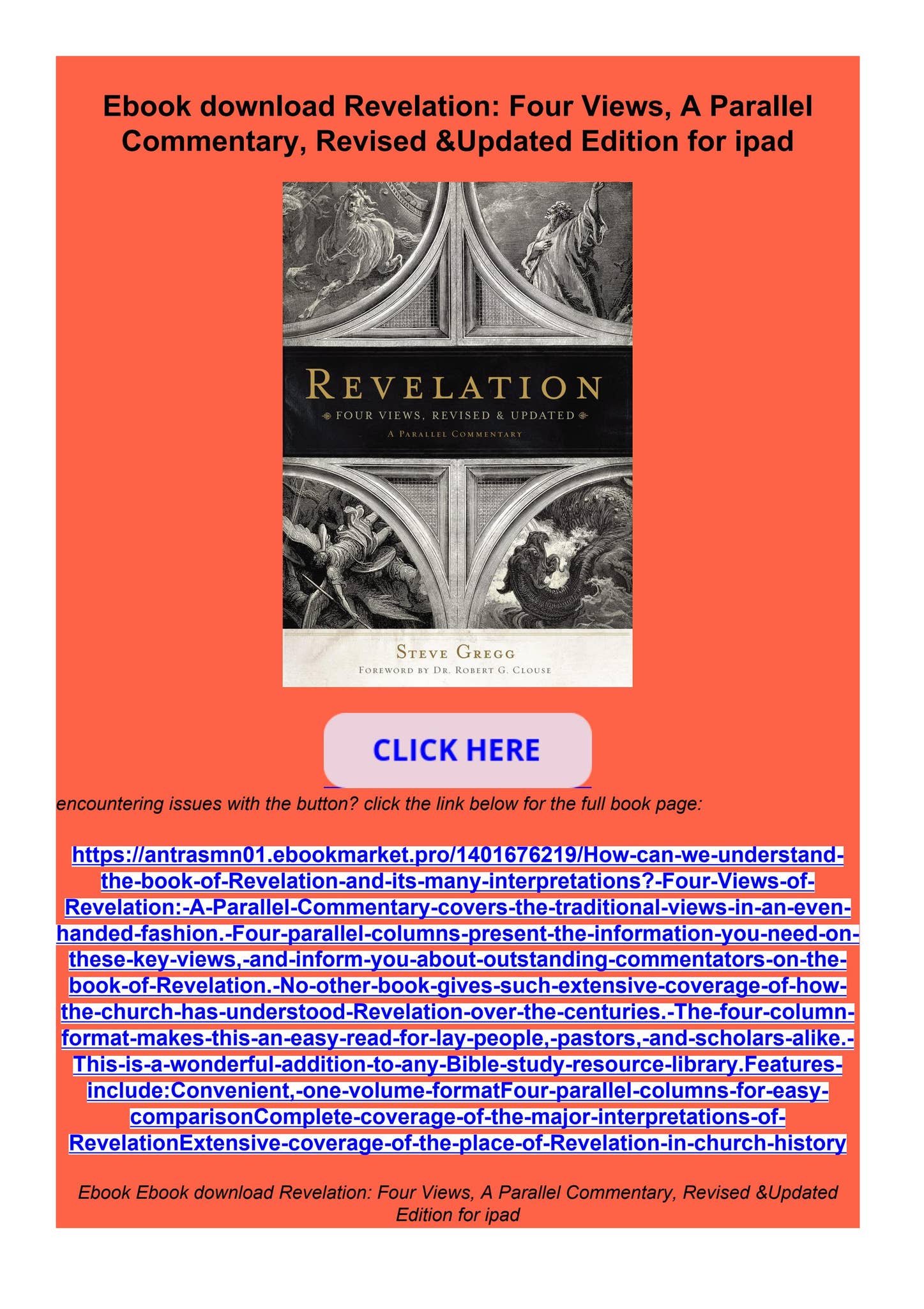Ebook download Revelation: Four Views, A Parallel Commentary, Revised ...